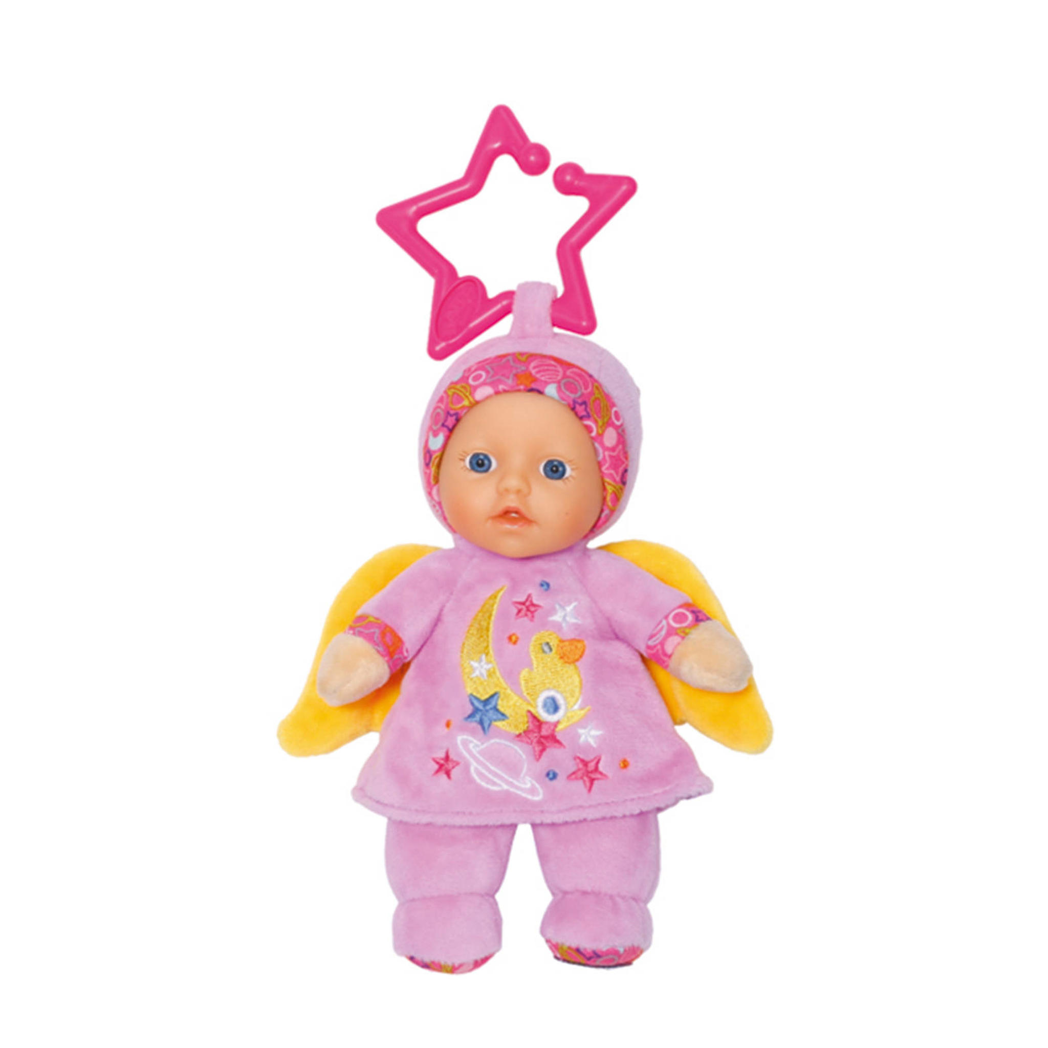 BABY born Pop Angel For Babies Baby Born 18 cm roze | wehkamp