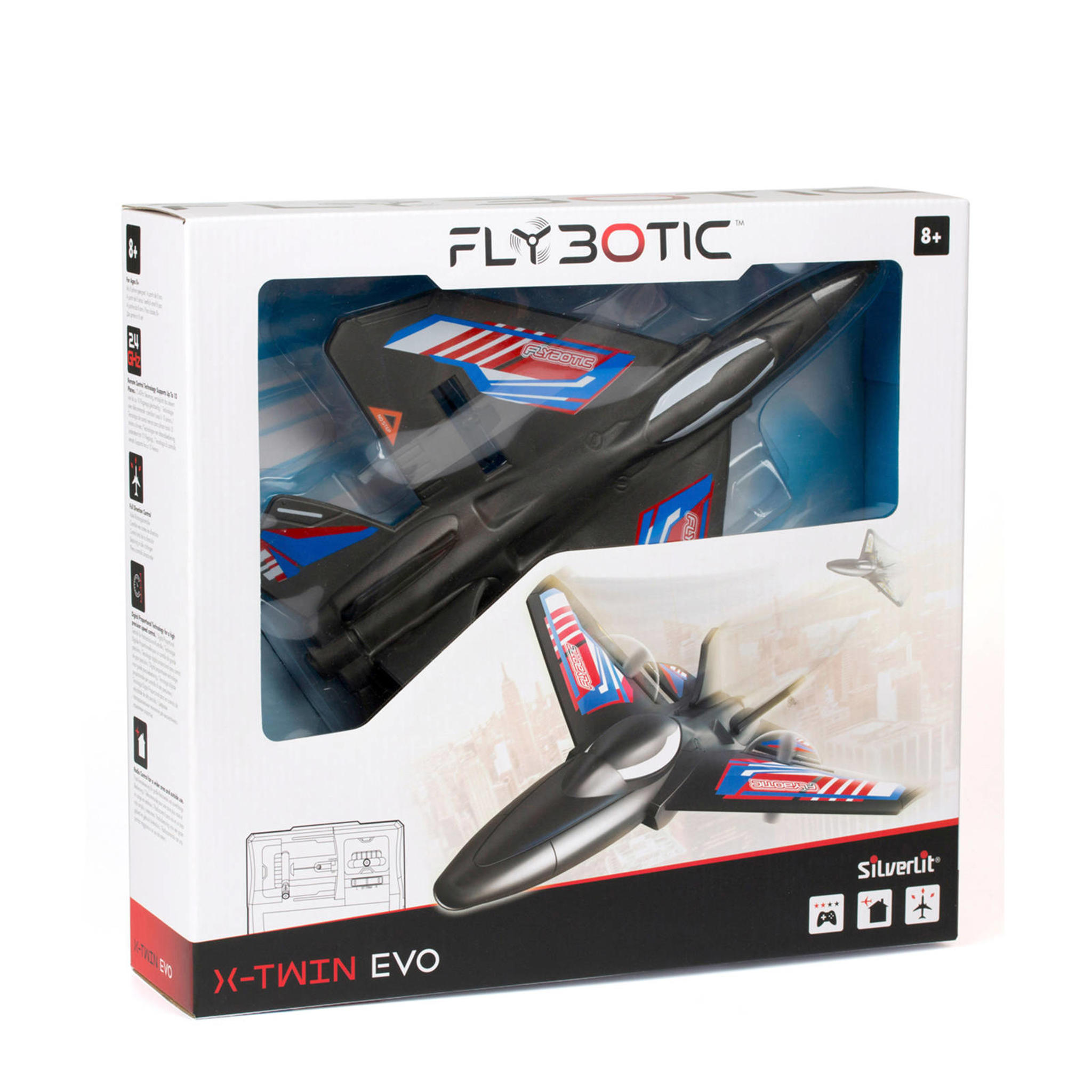 Silverlit X-Twin Evo B Vliegtuig | wehkamp