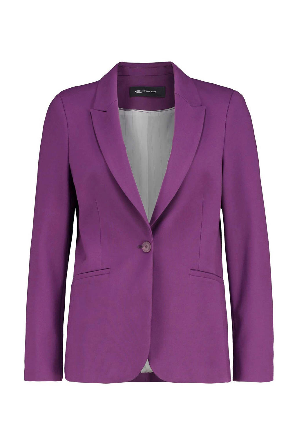Expresso blazer dark violet | wehkamp