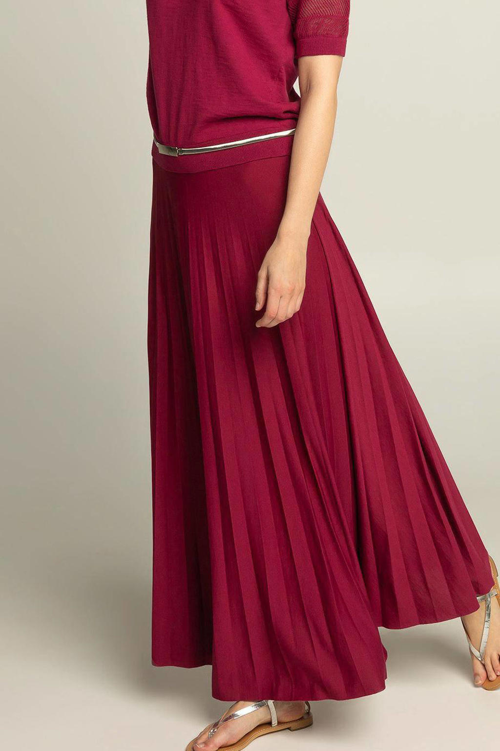 Expresso rok met plooien rood | wehkamp