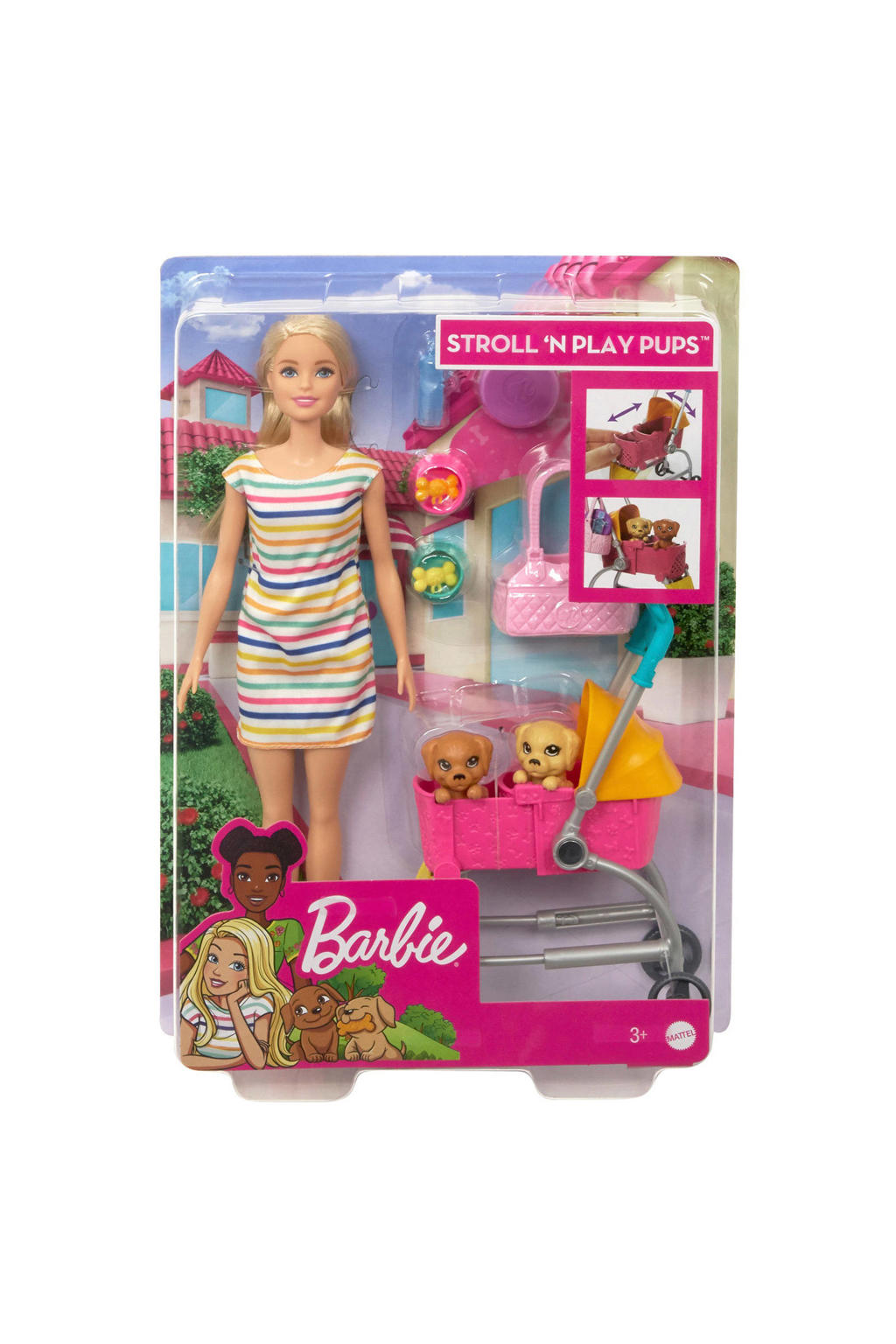 Barbie Loop en Speel Pups Pop en Accessoires (Blond) | wehkamp