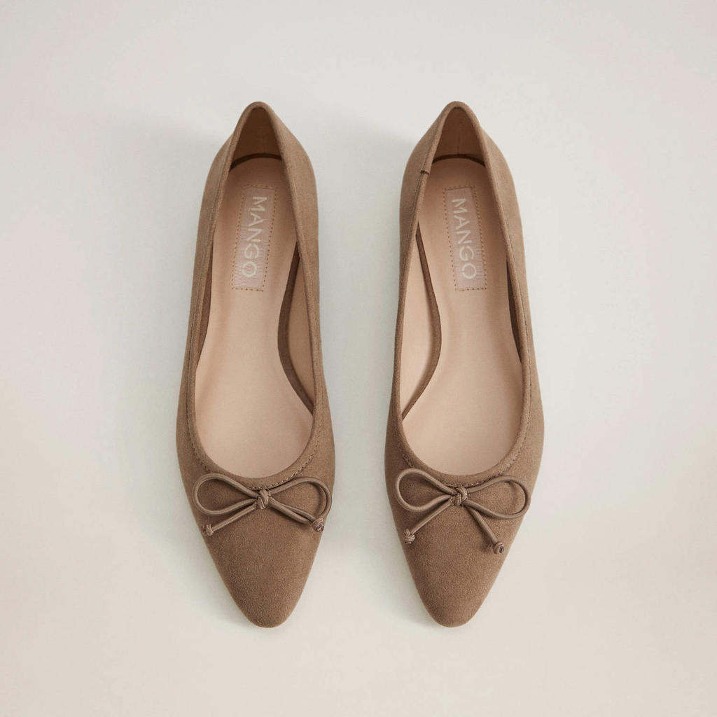 Mango ballerina's lichtbruin kopen? | Morgen in huis | wehkamp