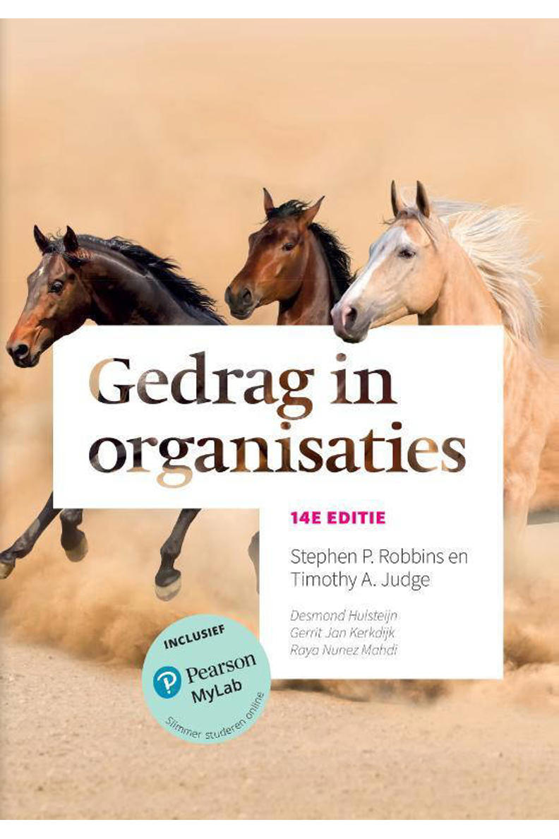 Stephen P. Robbins en Timothy A. Judge Gedrag in organisaties | wehkamp