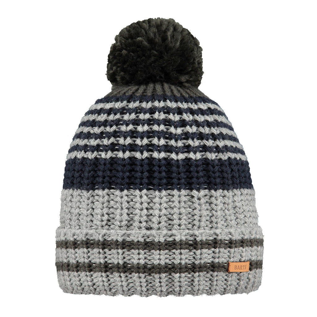 Barts muts Edin zwart/grijs maat 55 | wehkamp