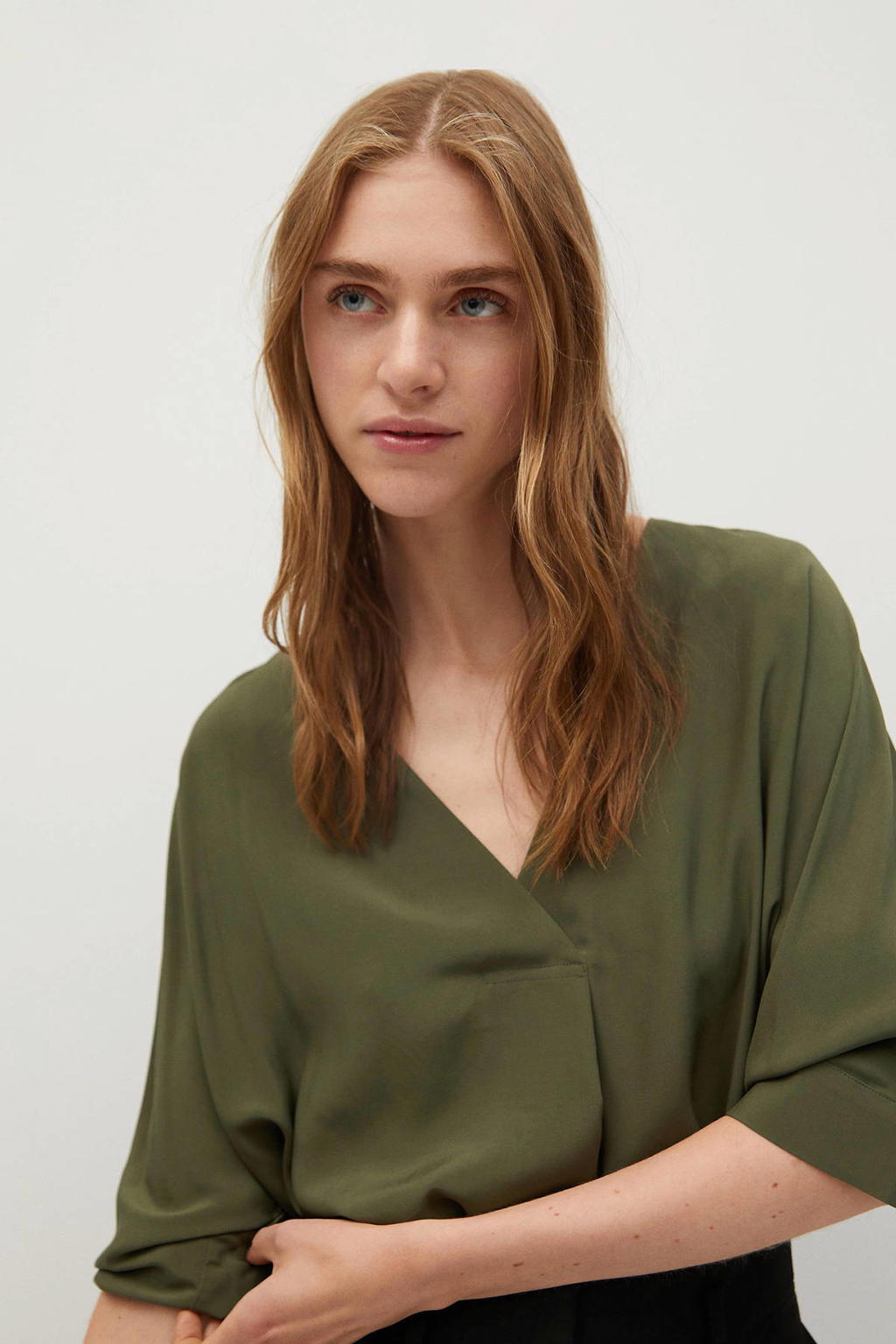 Mango top groen | wehkamp