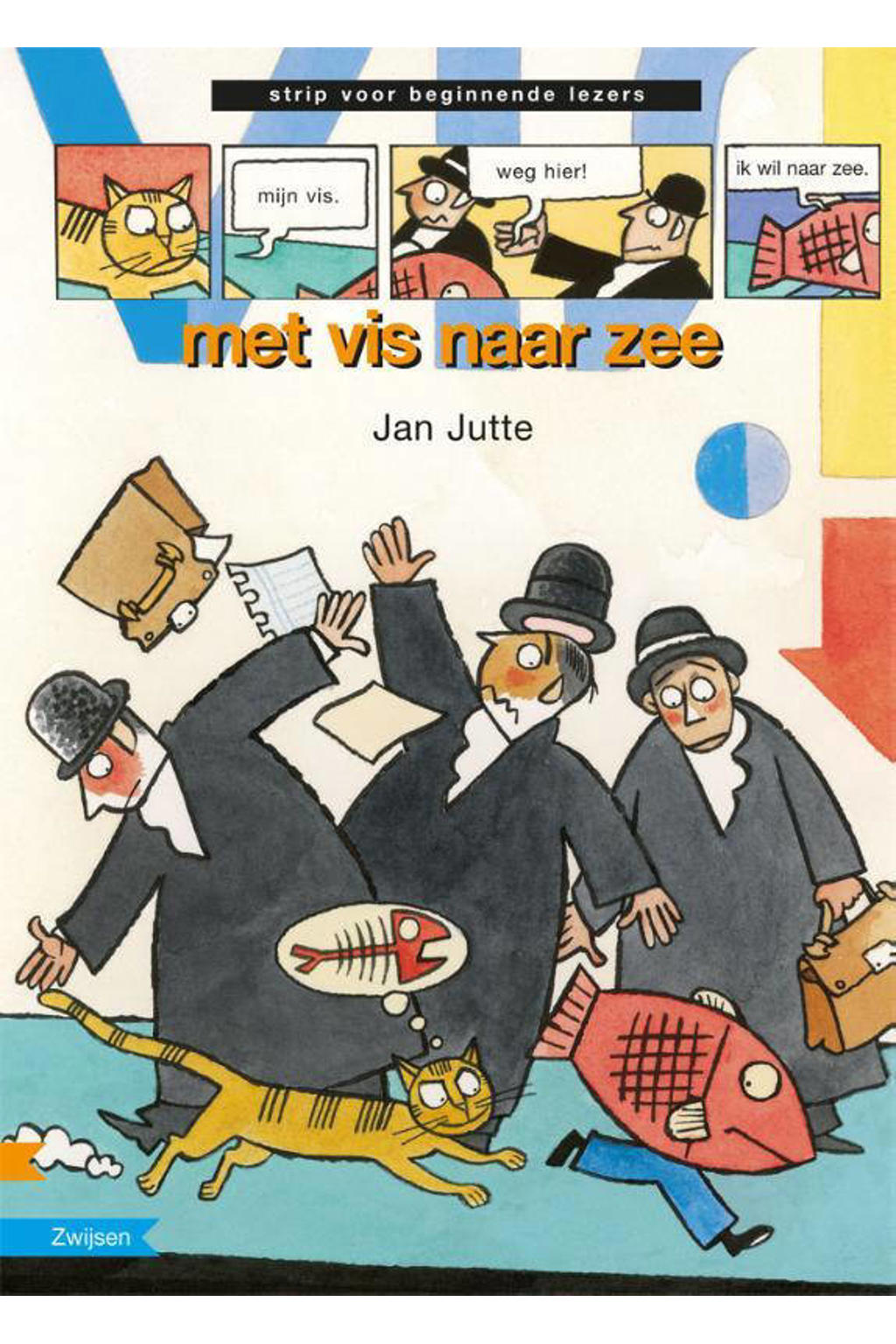 Jan Jutte en N. Jutte Masselink Strip voor beginnende lezer: Met vis ...