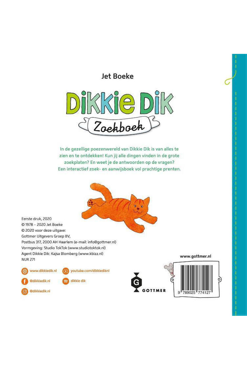 Jet Boeke Dikkie Dik: Dikkie Dik zoekboek | wehkamp