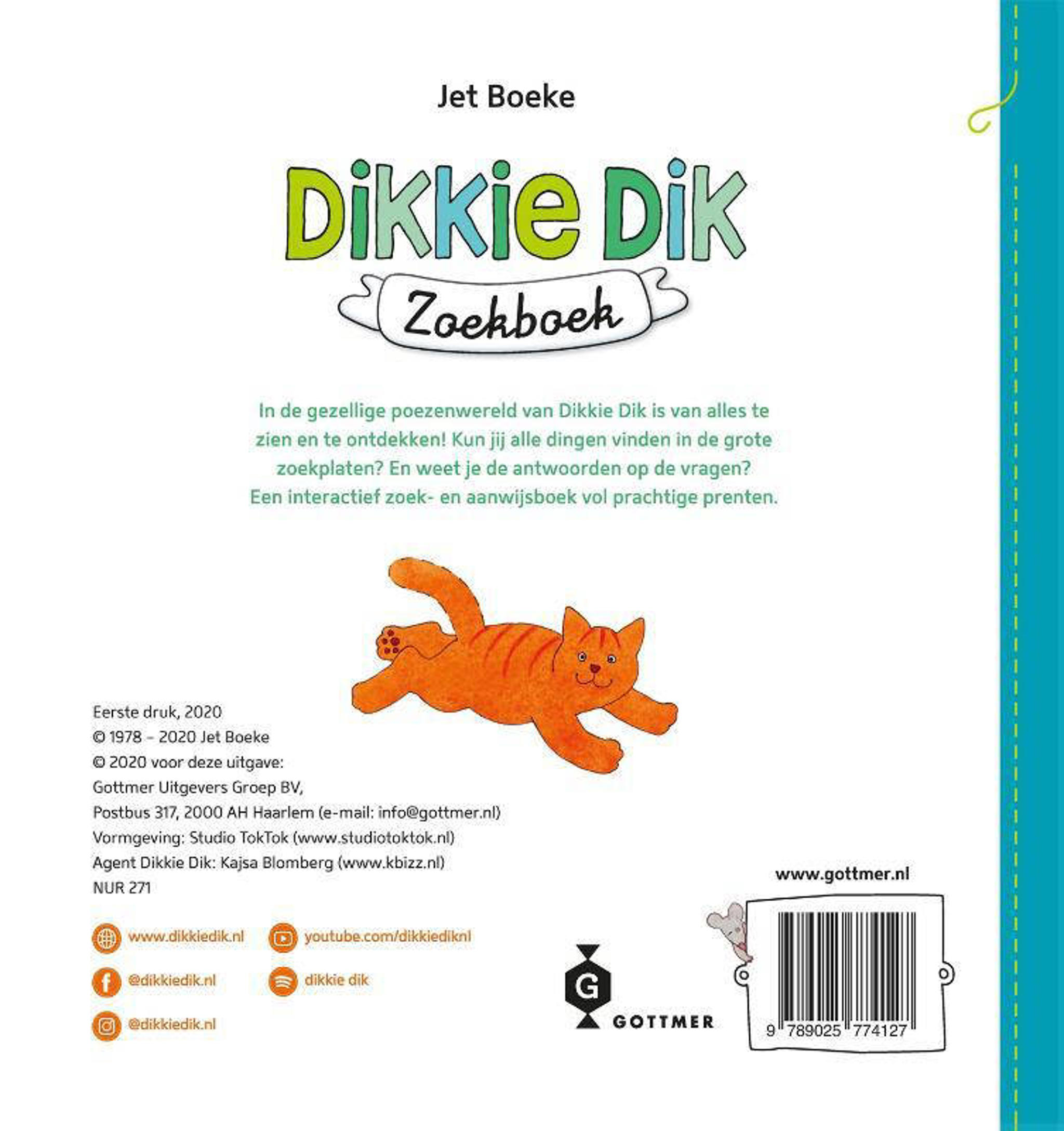 Jet Boeke Dikkie Dik: Dikkie Dik zoekboek | wehkamp