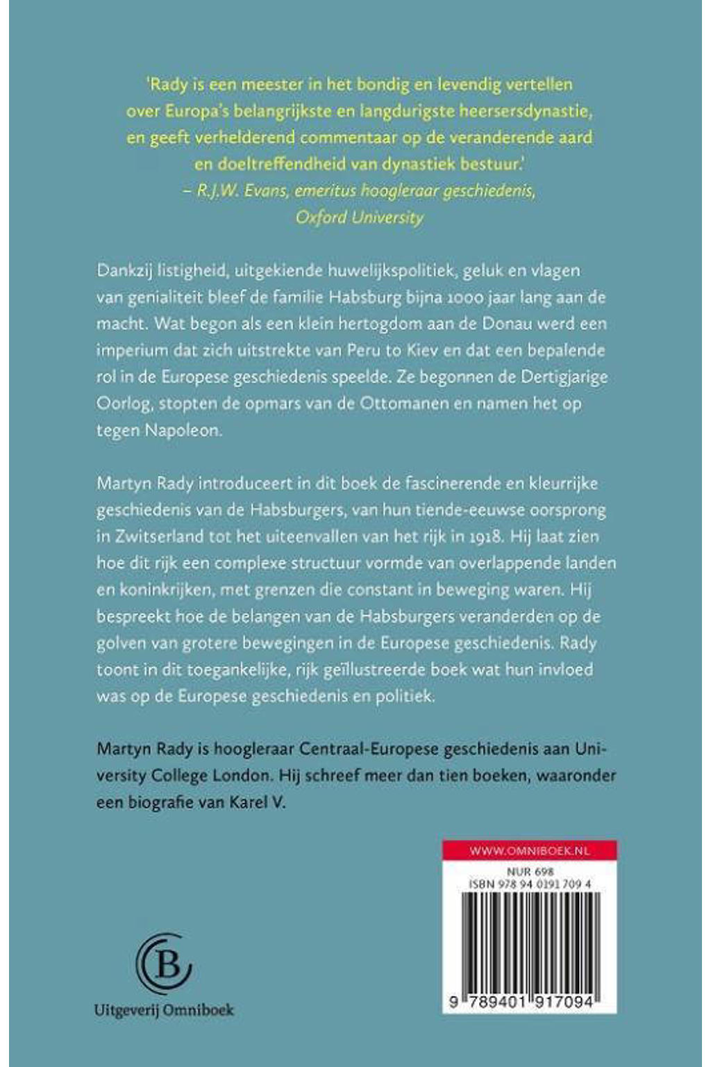 Martyn Rady Het rijk van de Habsburgers | wehkamp