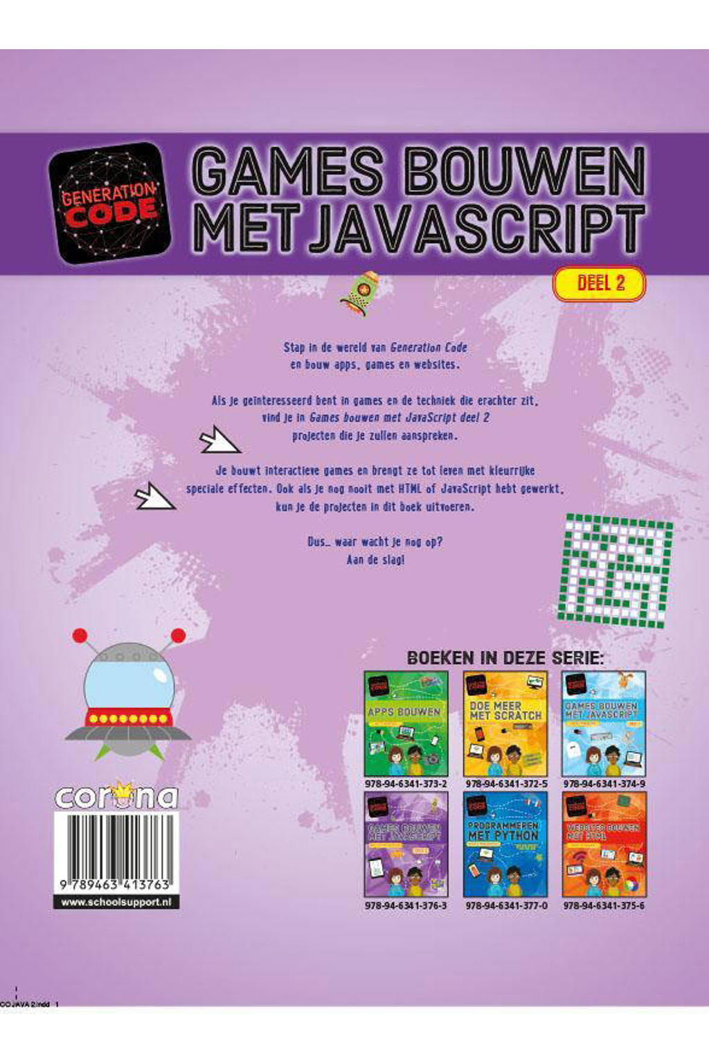 Max Wainewright Generation code: Games bouwen met JavaScript 2 | wehkamp