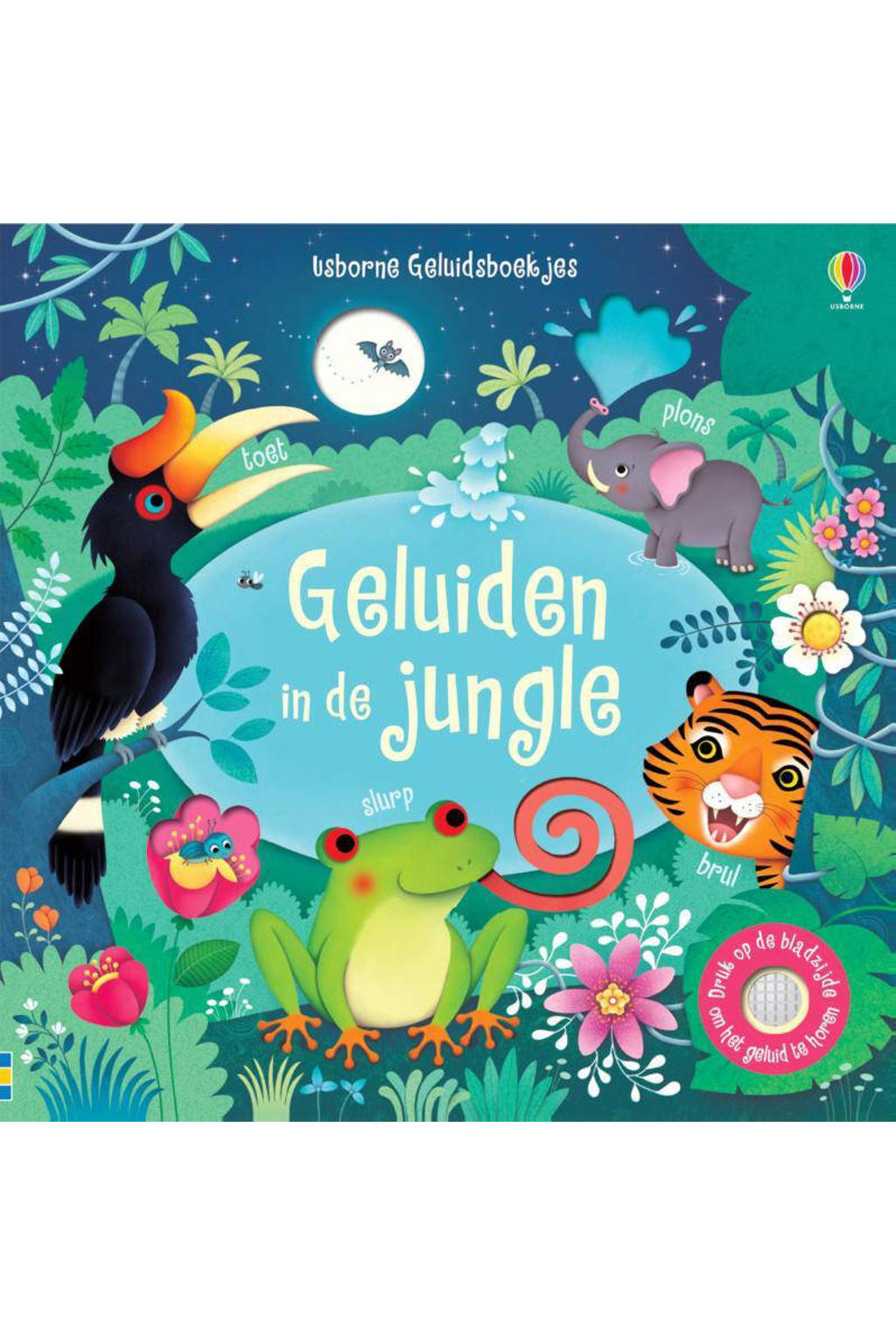 Usborne Geluidsboekjes: Geluidsboekje – Geluiden in de jungle | wehkamp