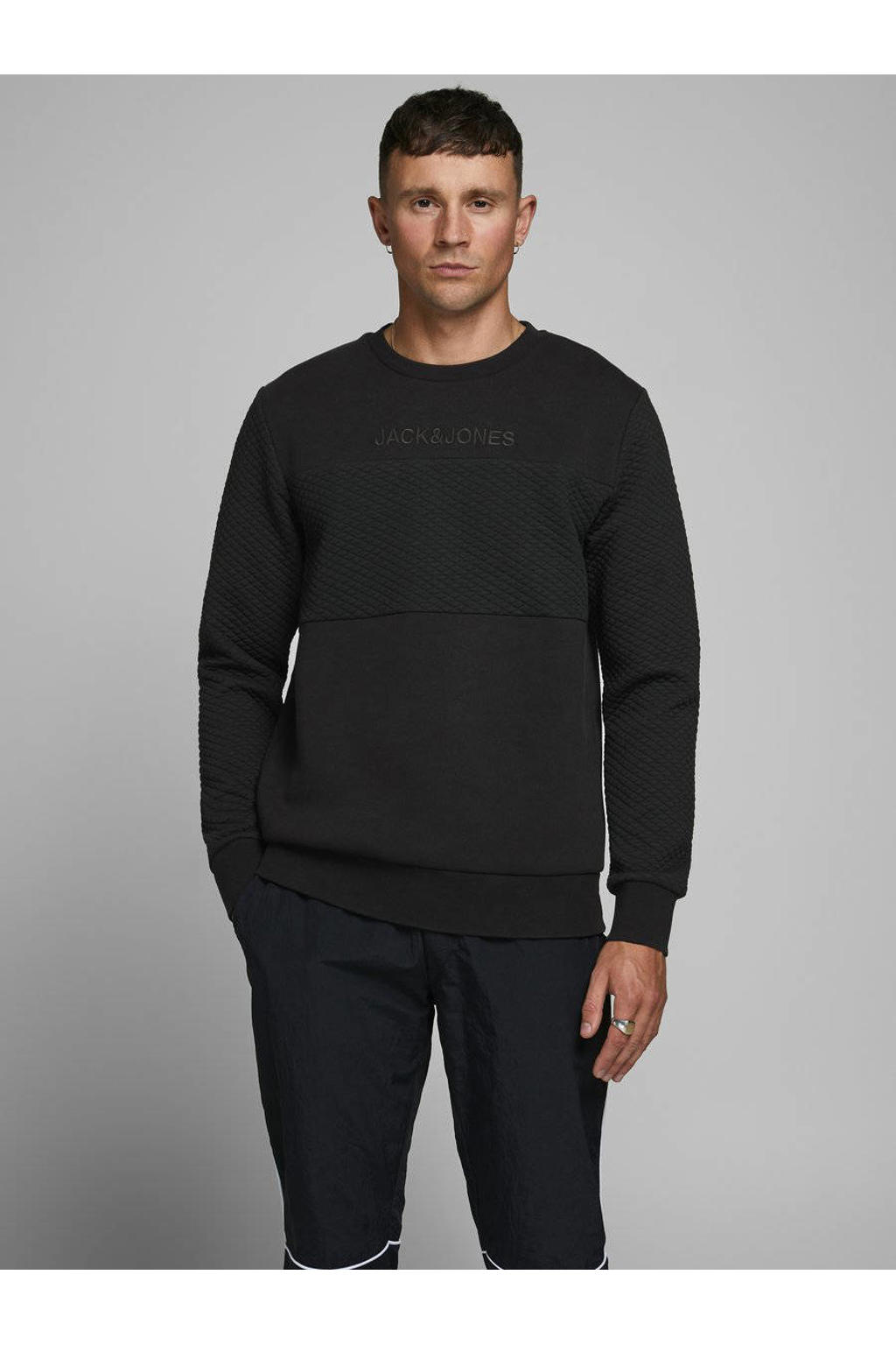 JACK & JONES CORE sweater zwart | wehkamp