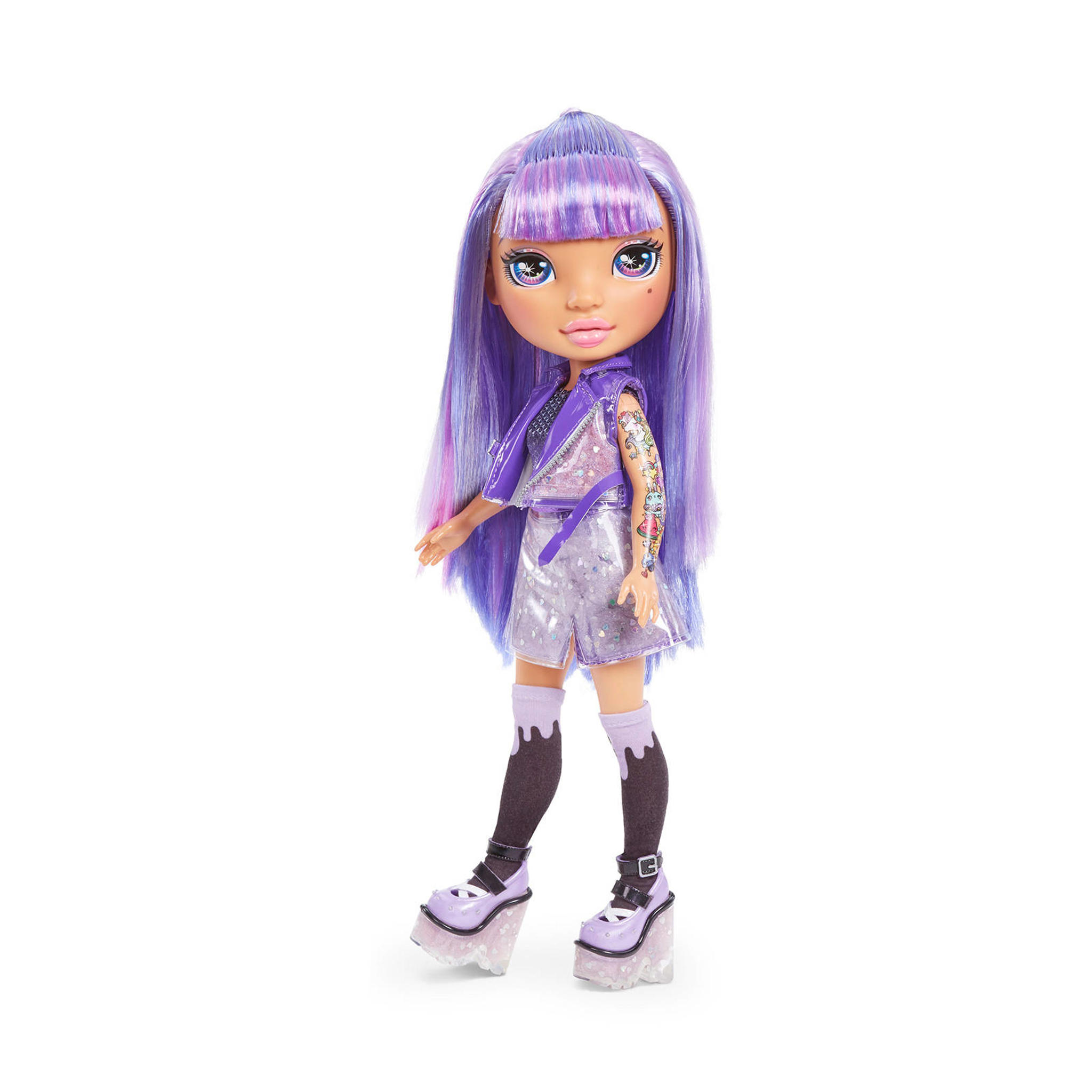 Rainbow High Rainbow High Large Doll: Purple | wehkamp