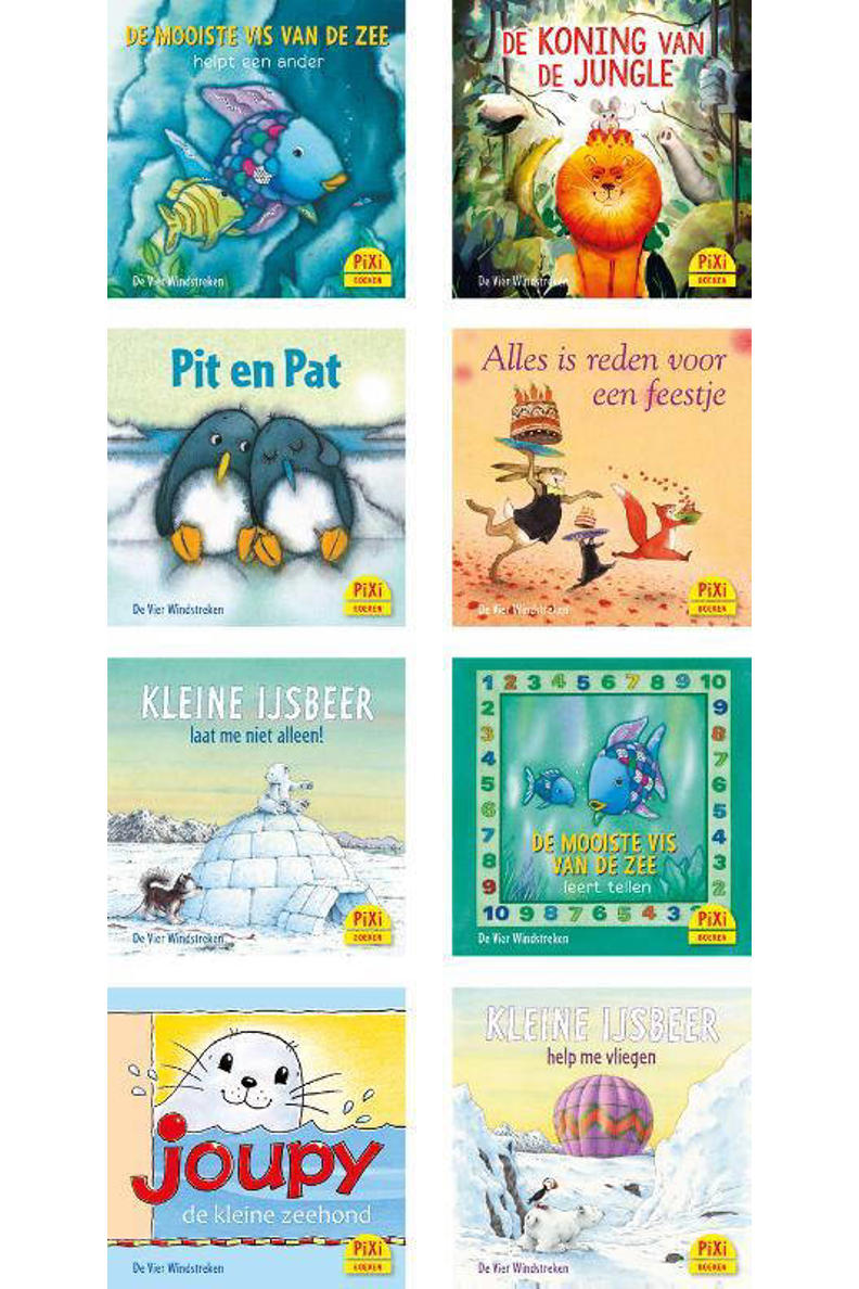 Pixi serie: De Vier Windstreken toppers I 8x8 ex | wehkamp