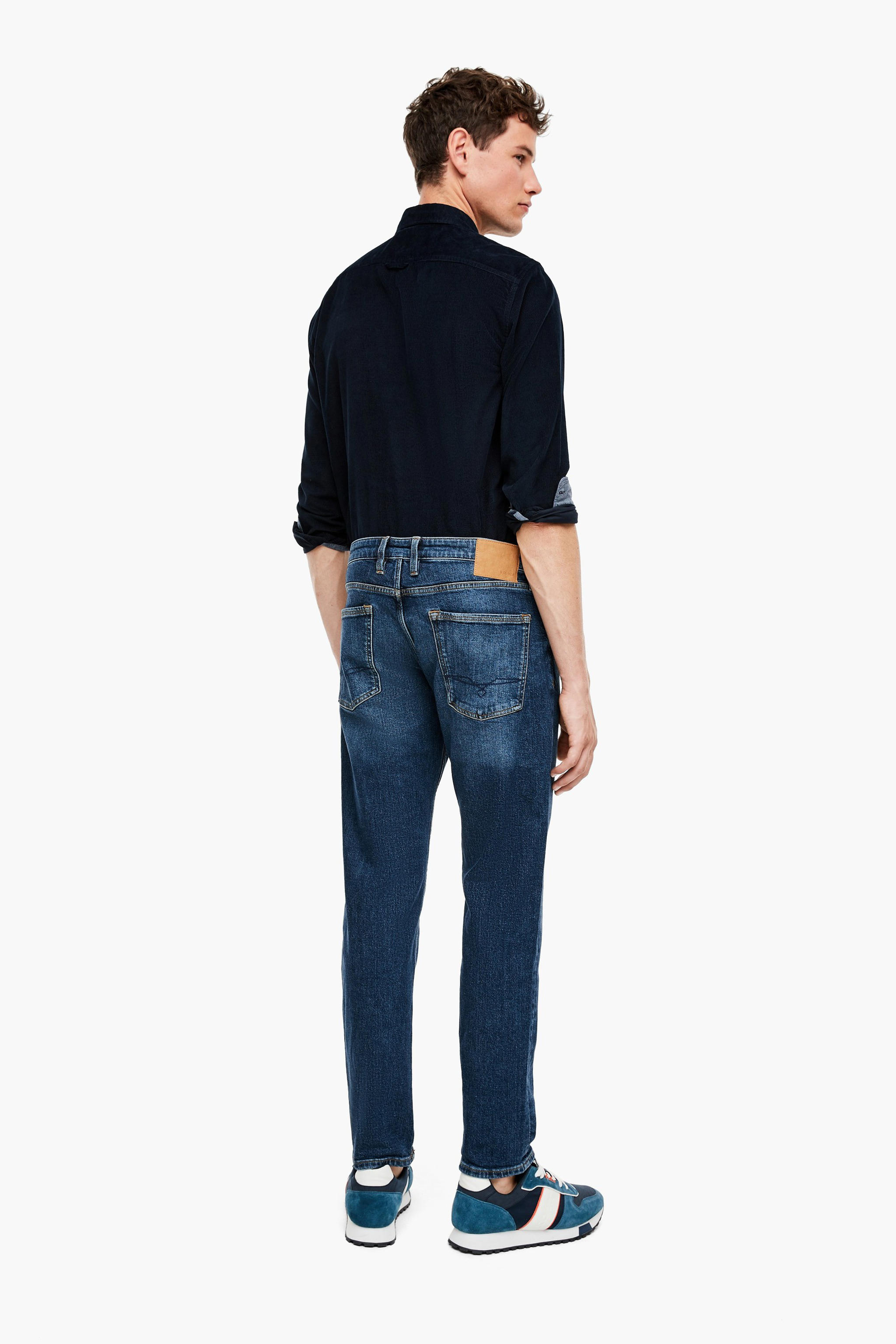 s.Oliver regular fit jeans dark denim | wehkamp