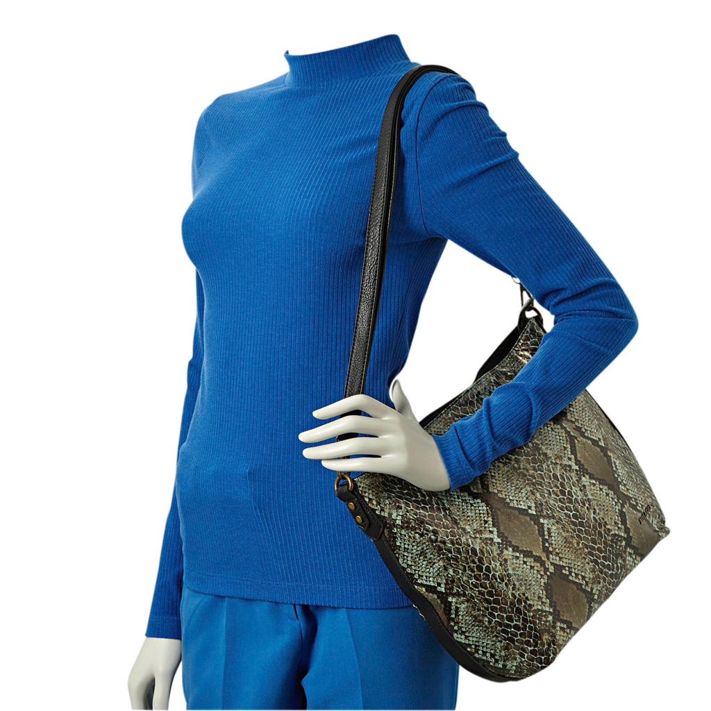 Bulaggi schoudertas Protea hobo groen | wehkamp