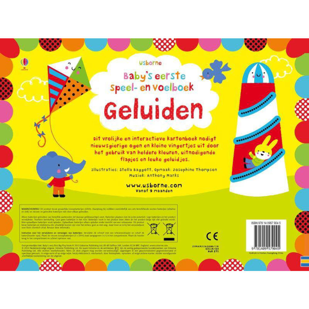 STELLA BAGOTT Baby's eerste speel-en voelboek geluiden | wehkamp