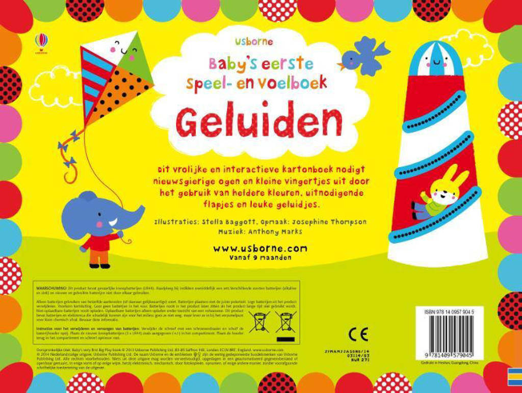 STELLA BAGOTT Baby's eerste speel-en voelboek geluiden | wehkamp