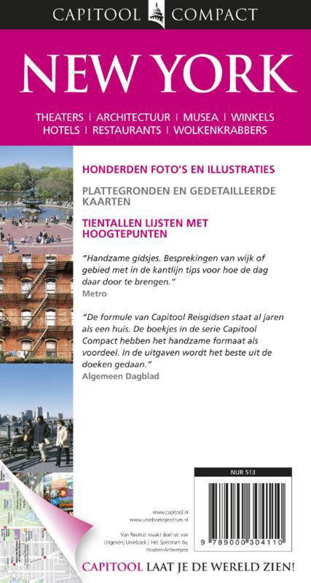 Eleanor Berman Capitool reisgidsen: Capitool Compact New York | wehkamp