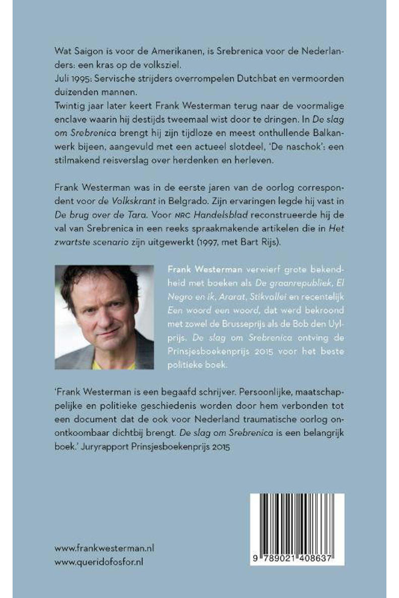 Frank Westerman De slag om Srebrenica | wehkamp