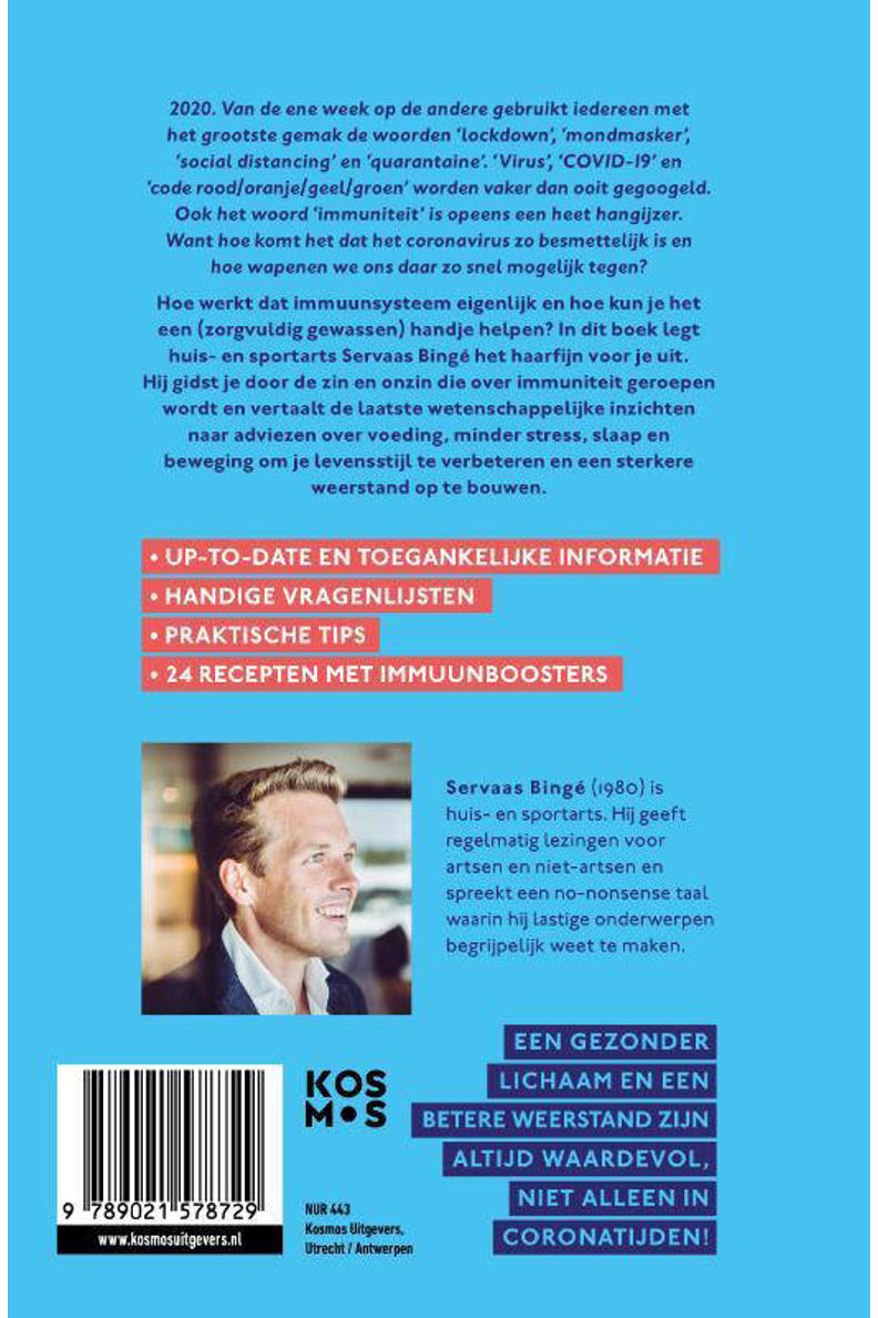 Servaas Bingé Immuniteit kopen? | Morgen in huis | wehkamp