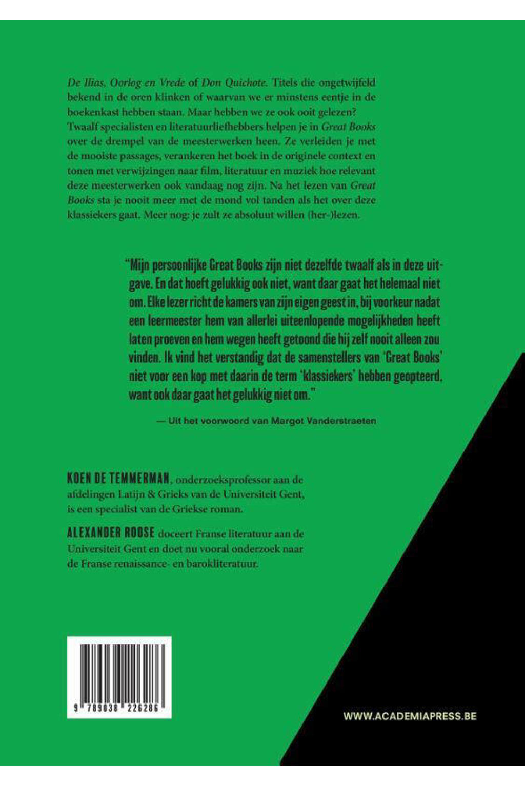 Koen de Temmerman en Alexander Roose Great Books | wehkamp