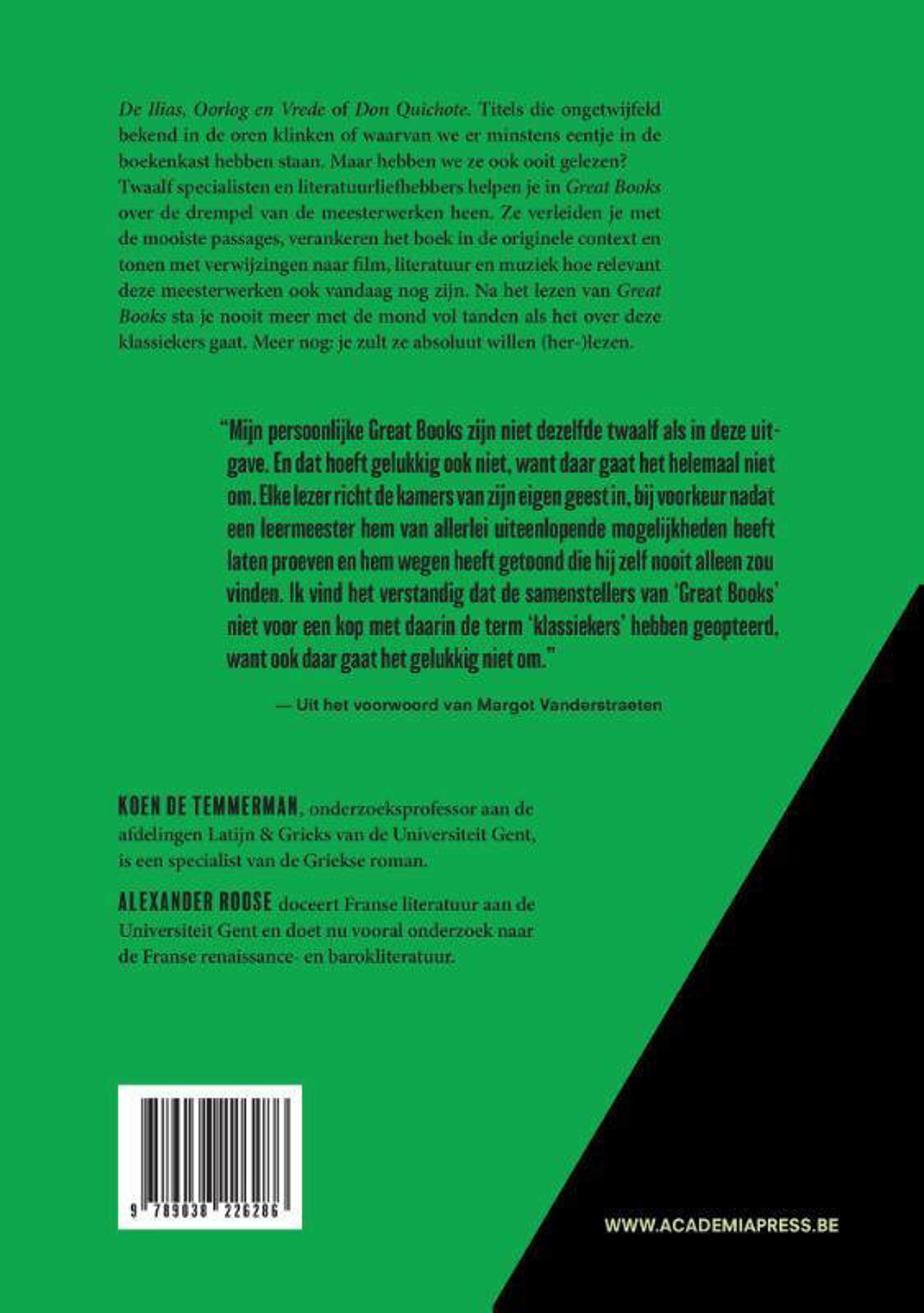 Koen de Temmerman en Alexander Roose Great Books | wehkamp