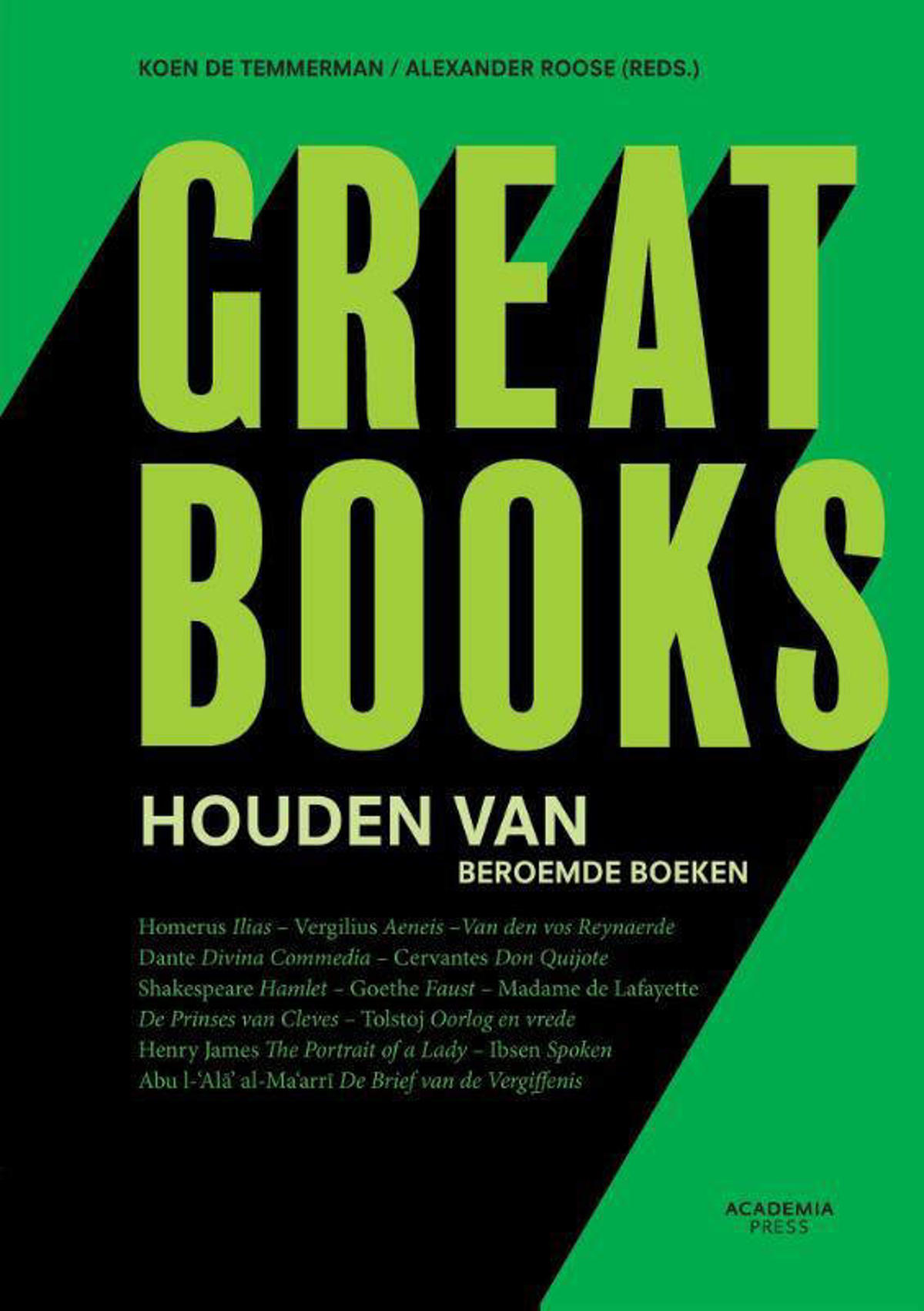 Koen de Temmerman en Alexander Roose Great Books | wehkamp