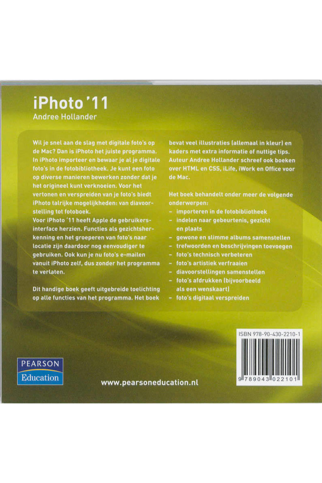 Andree Hollander Mac: iPhoto '11 | wehkamp