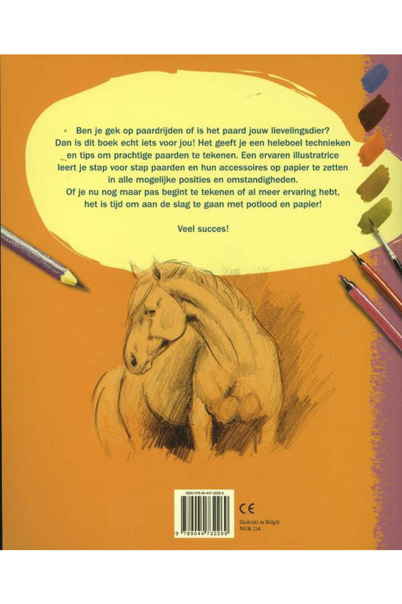 Isabelle Mandrou Stap voor stap paarden leren tekenen | wehkamp