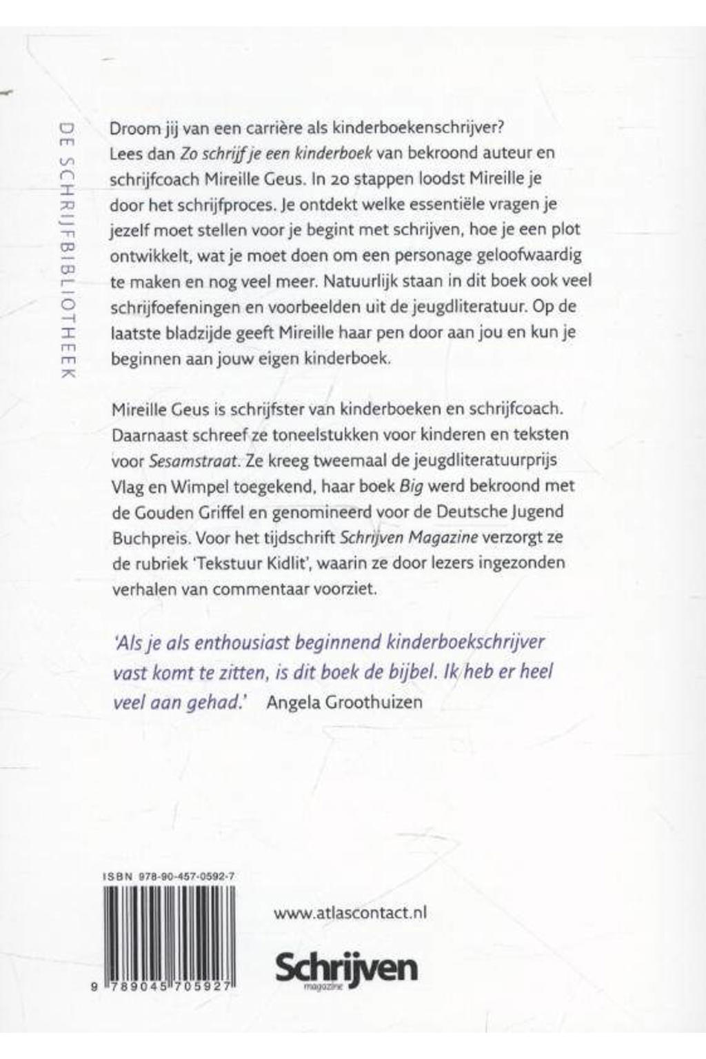 Mireille Geus De schrijfbibliotheek: Zo schrijf je een kinderboek | wehkamp
