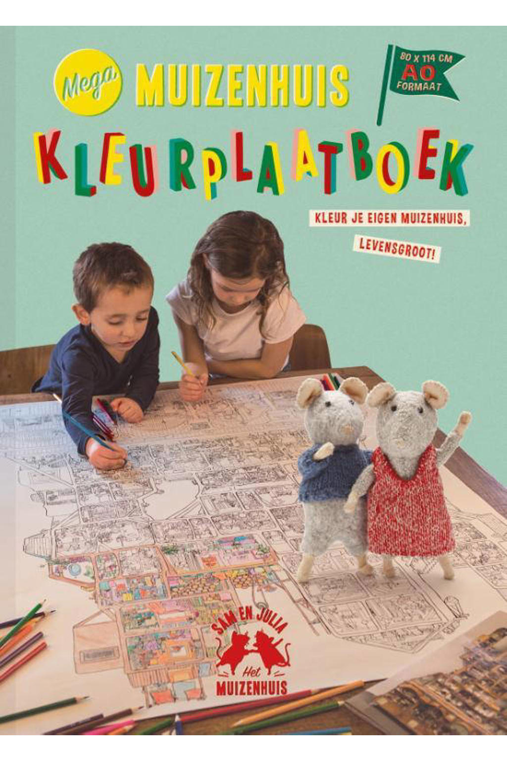 Karina Schaapman Het Muizenhuis: Mega Muizenhuis Kleurplaatboek | wehkamp