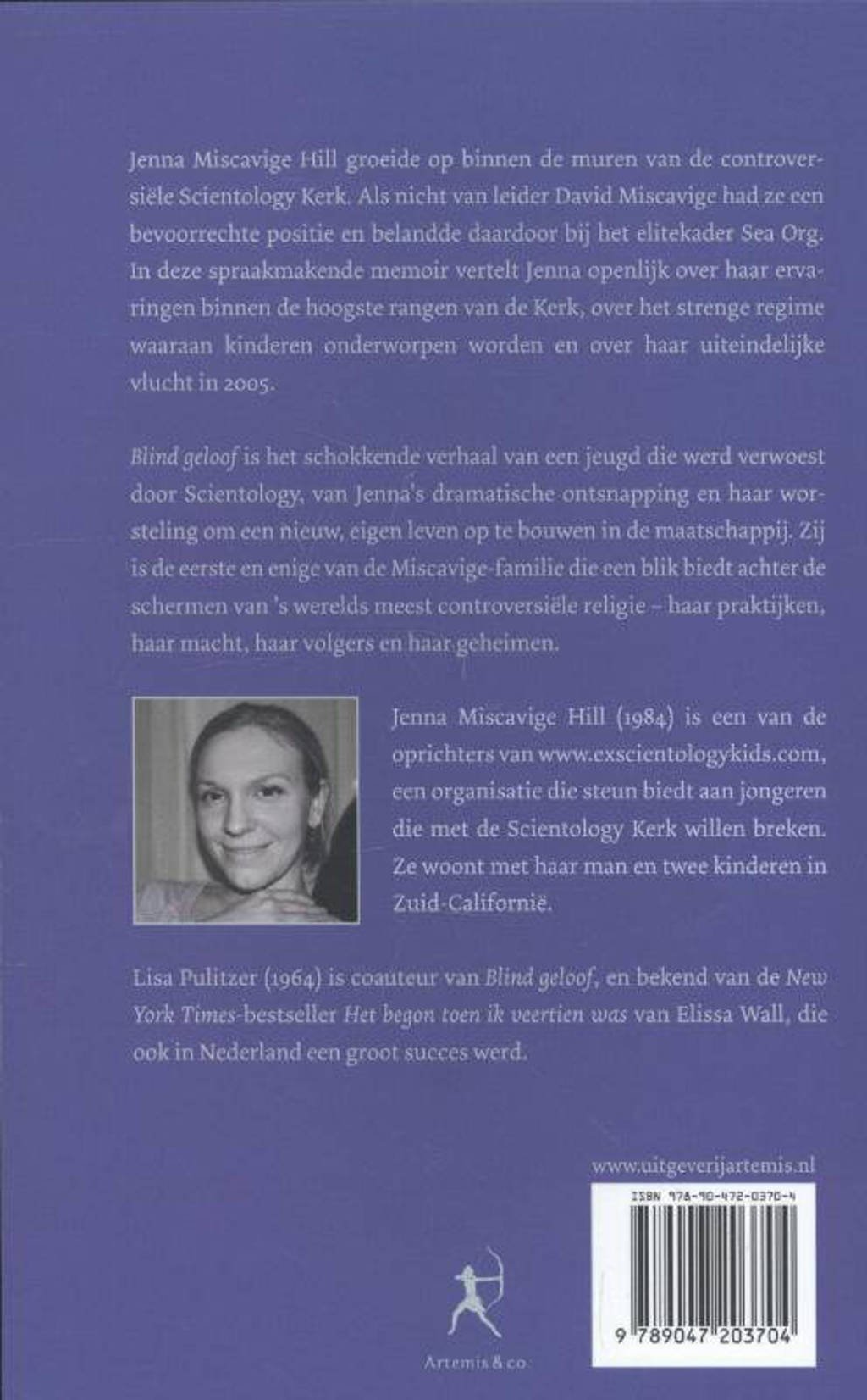 Jenna Miscavige Hill en Lisa Pulitzer Blind geloof | wehkamp