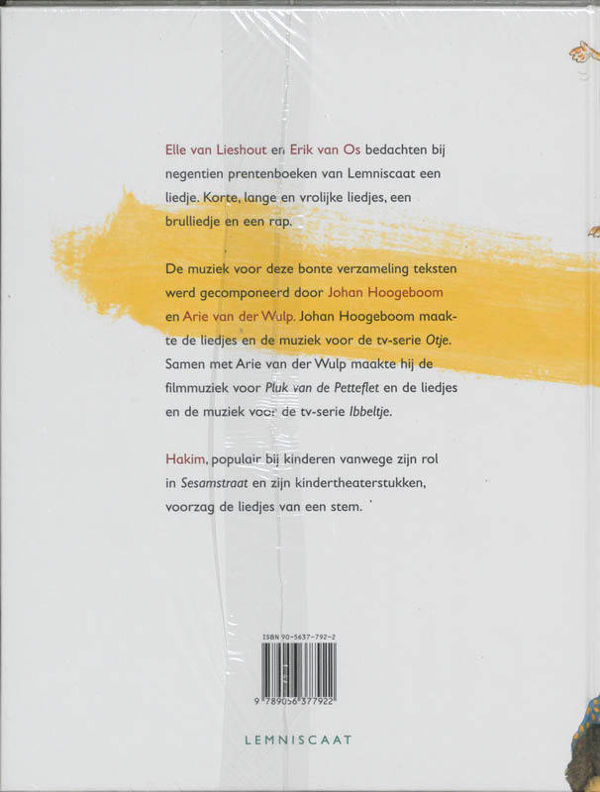 Erik van Lieshout, Elle van Lieshout en Erik van Os Het grote prentenboekenliedjesboek | wehkamp