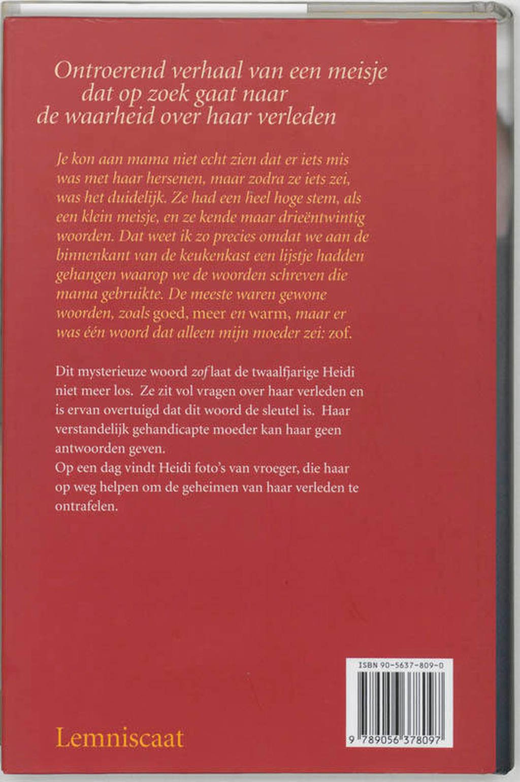 Sarah Weeks Ben zo terug | wehkamp