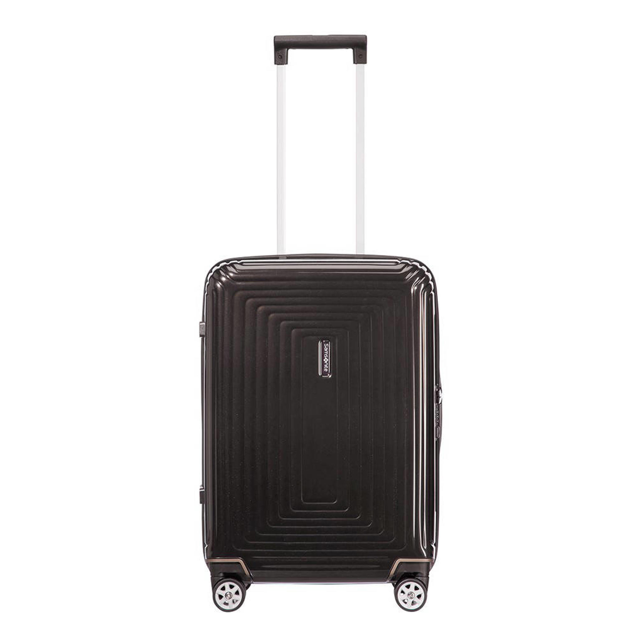Samsonite trolley Neopulse Spinner 55 cm. metallic zwart | wehkamp