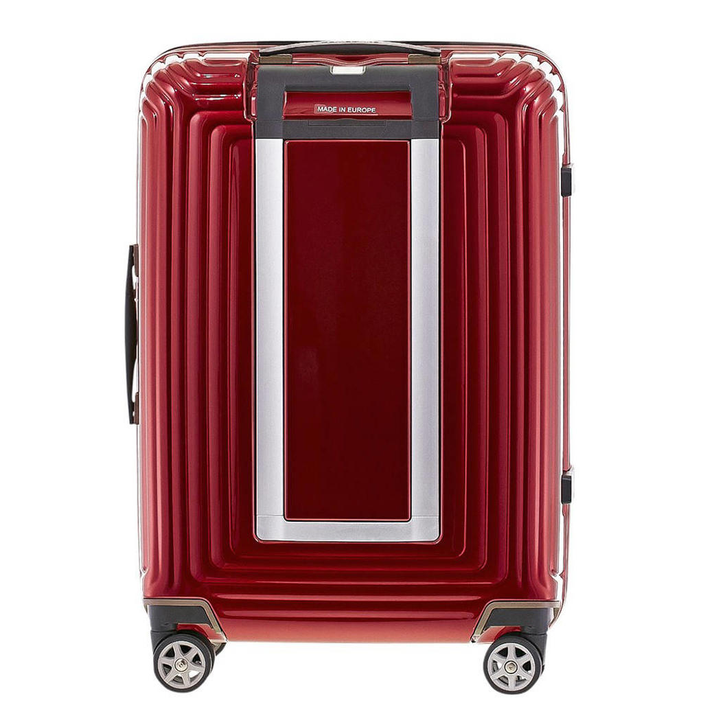 Samsonite trolley Neopulse Spinner 55 cm. metallic rood | wehkamp