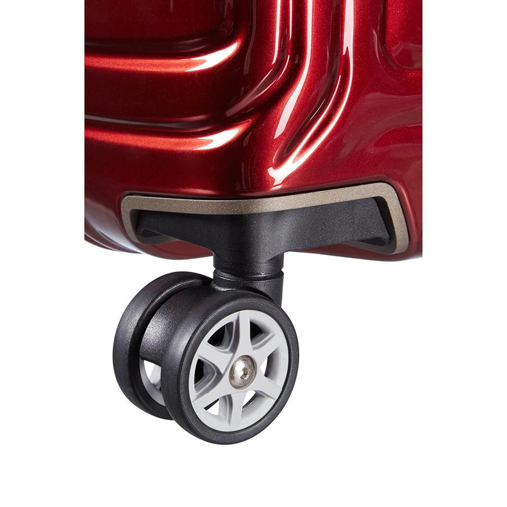 Samsonite trolley Neopulse Spinner 55 cm. metallic rood | wehkamp