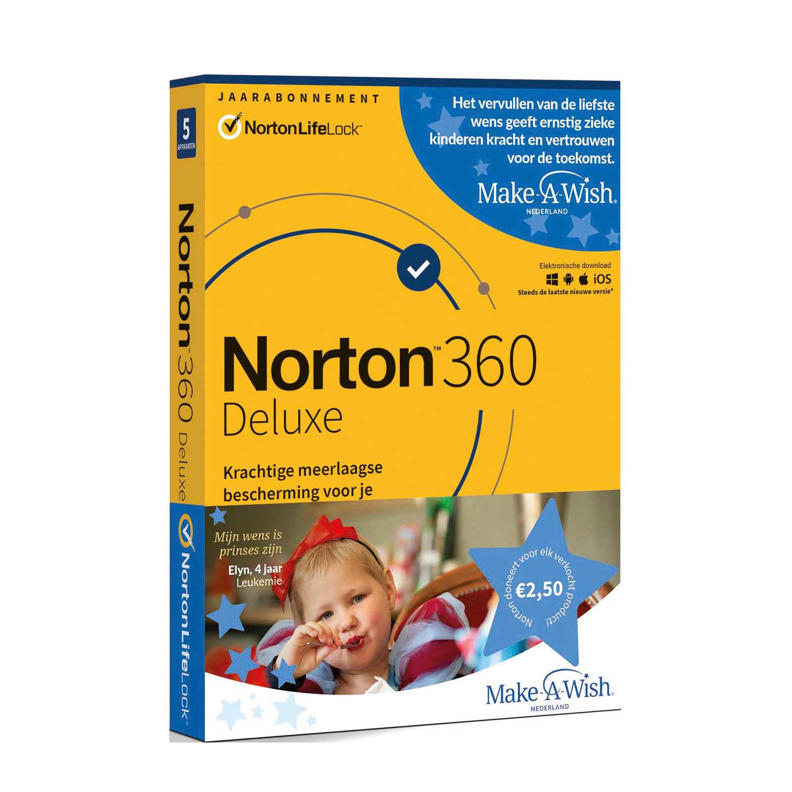 Norton antivirus 360 Deluxe 50GB - Make A wish (PC) | wehkamp