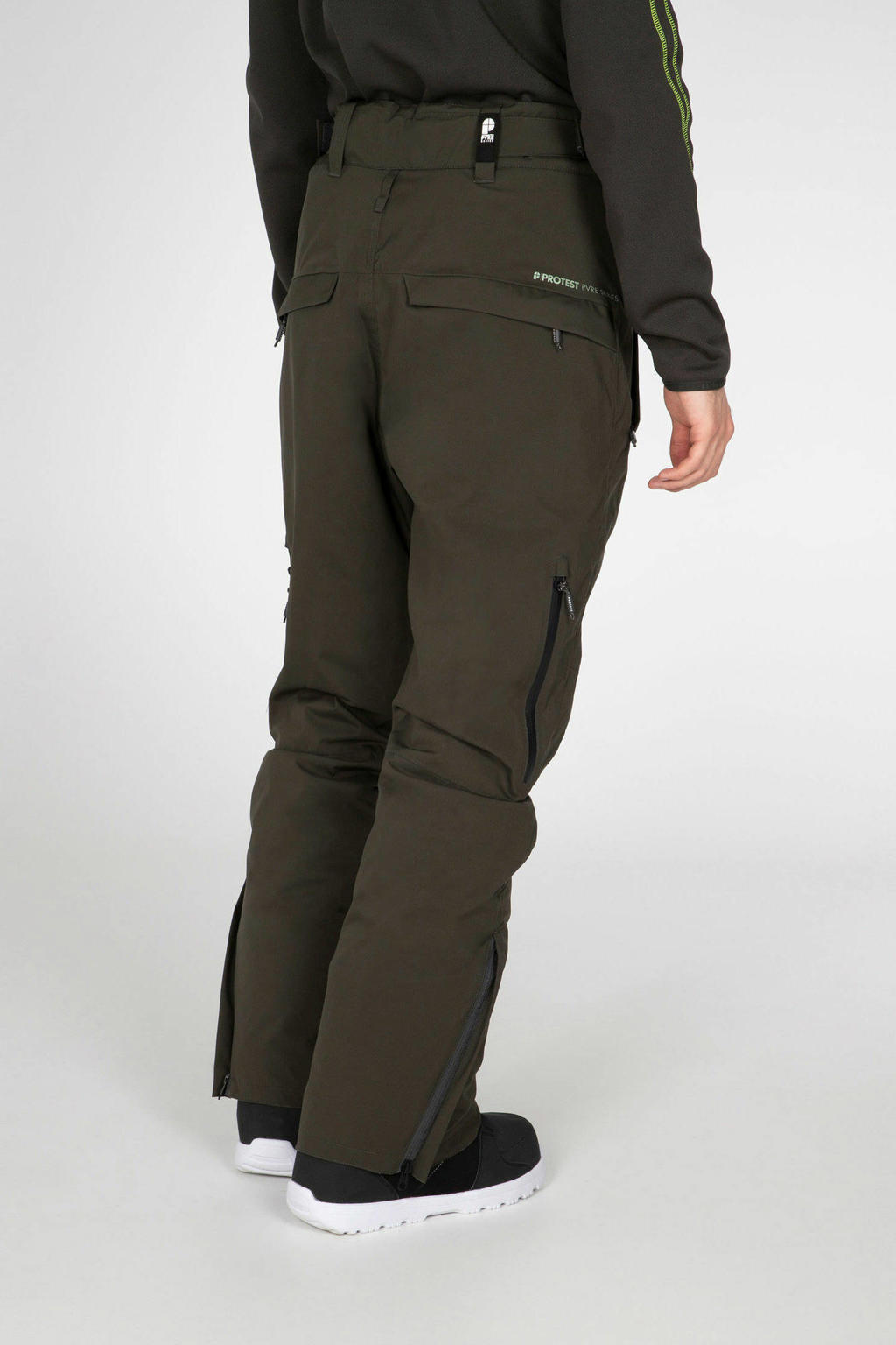 Protest skibroek Miikka olijfgroen | wehkamp