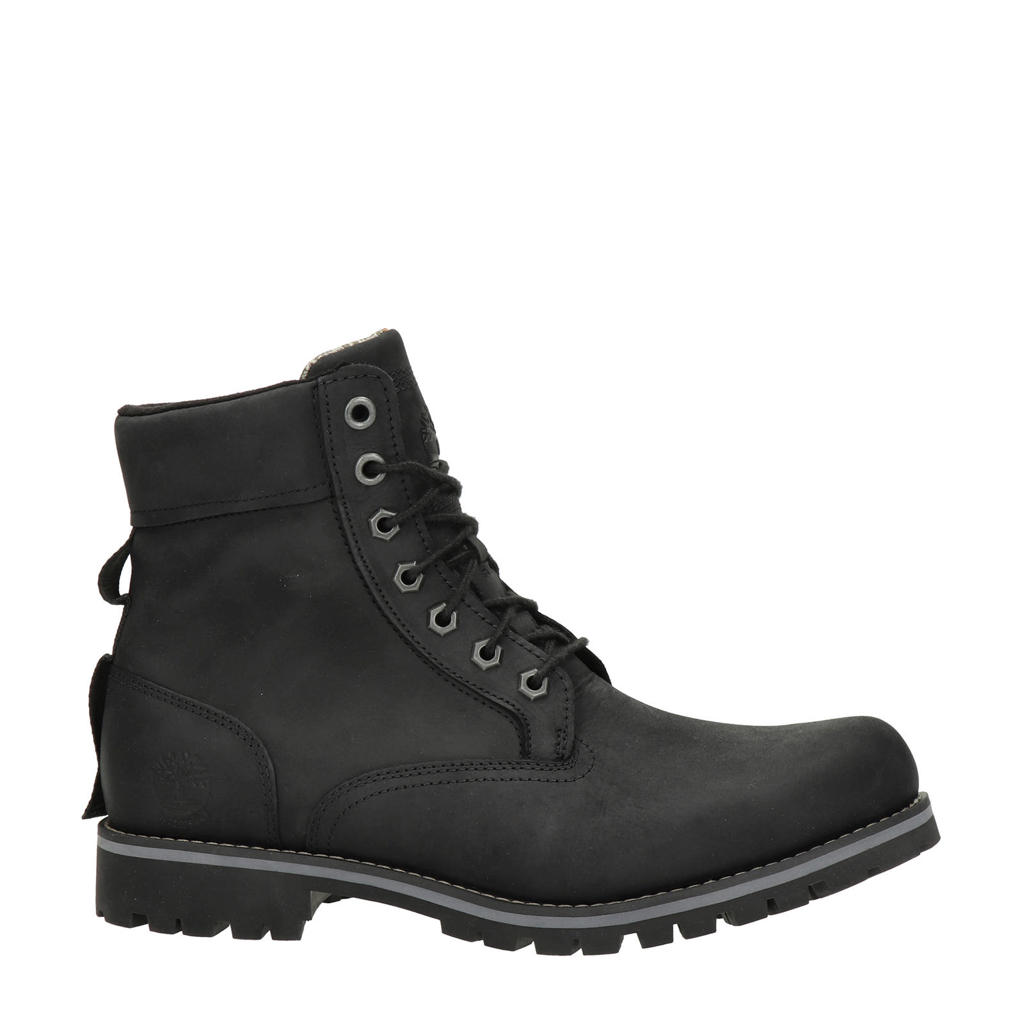 Timberland Rugged WP leren veterboots zwart | wehkamp