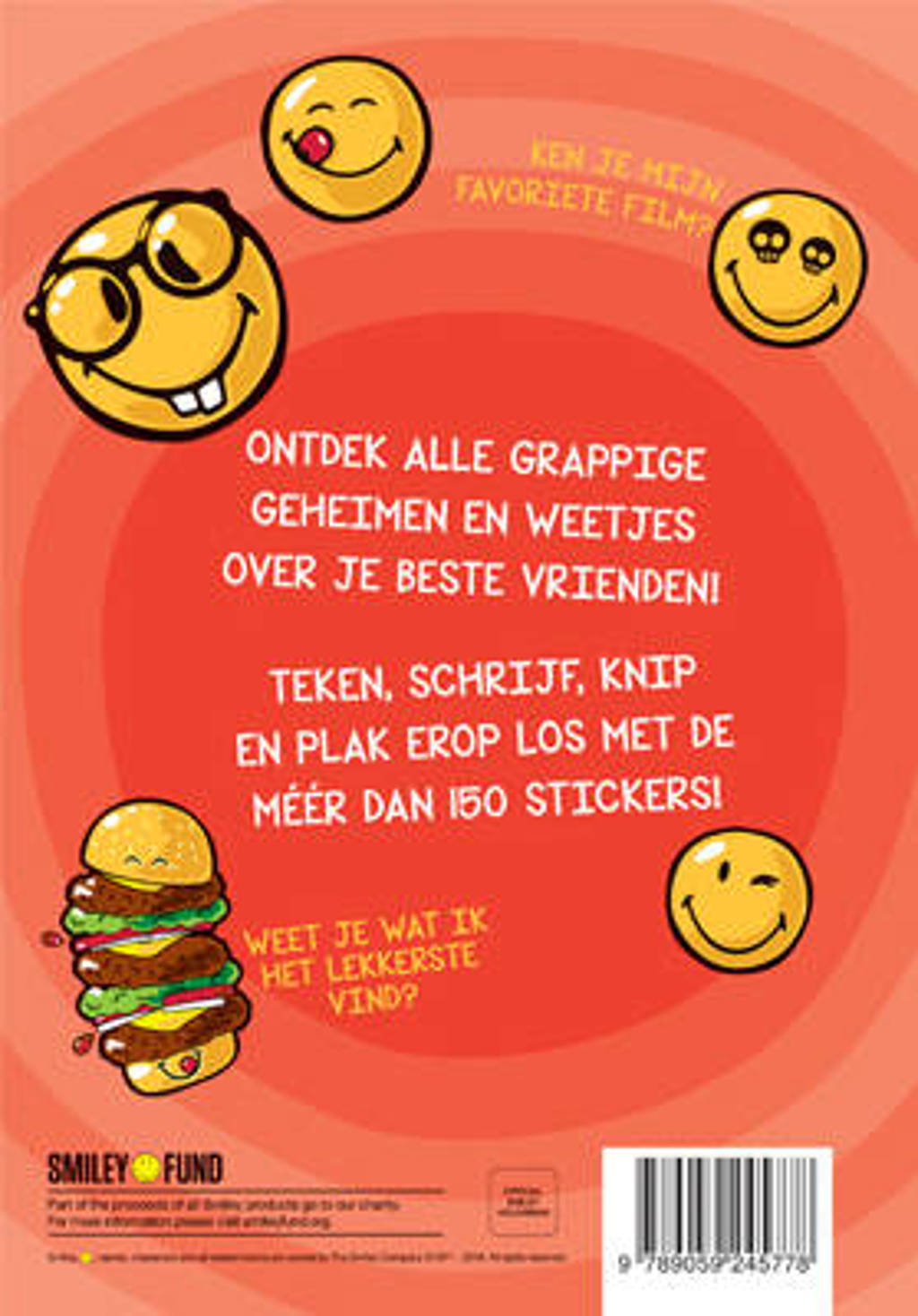 Smiley Vriendenboek | wehkamp