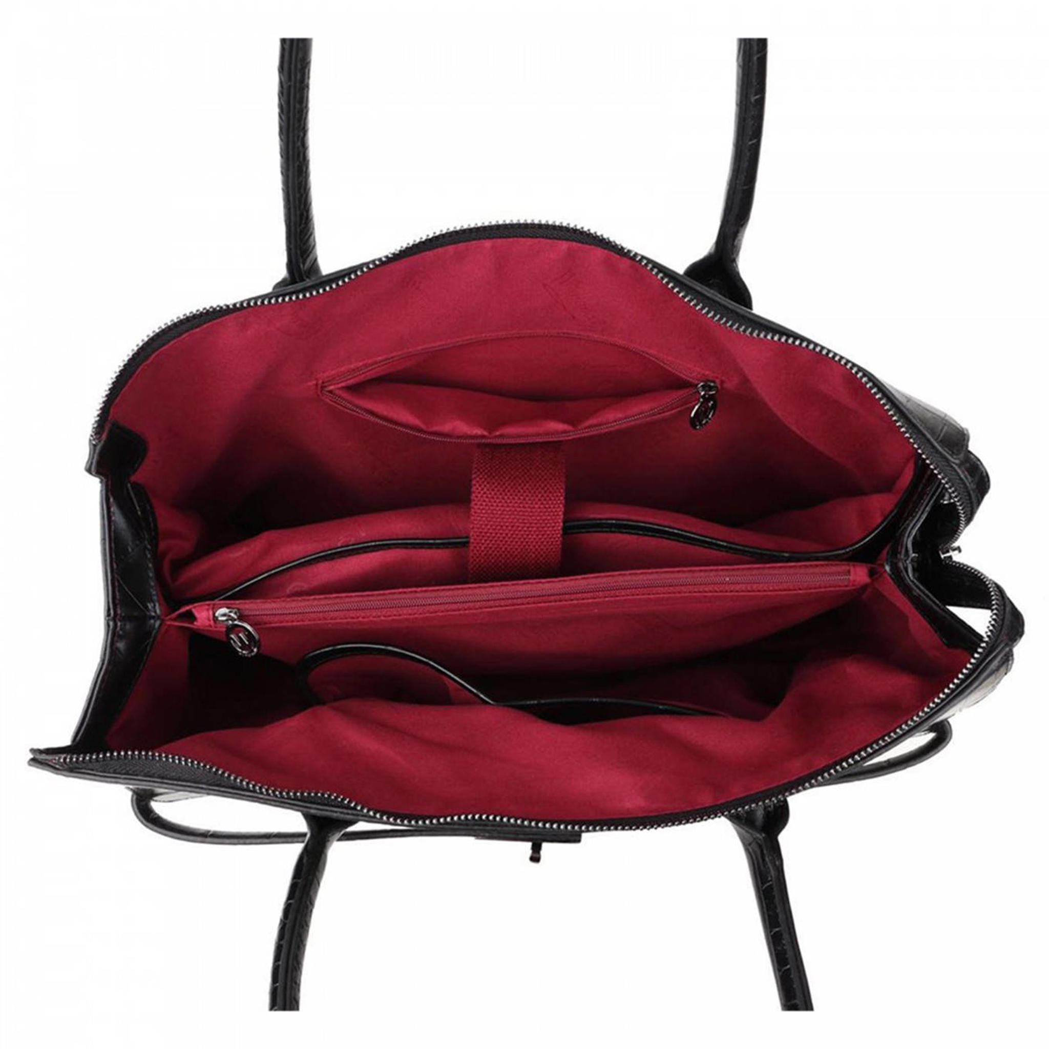 Wimona 14 inch laptoptas Sofia zwart | wehkamp