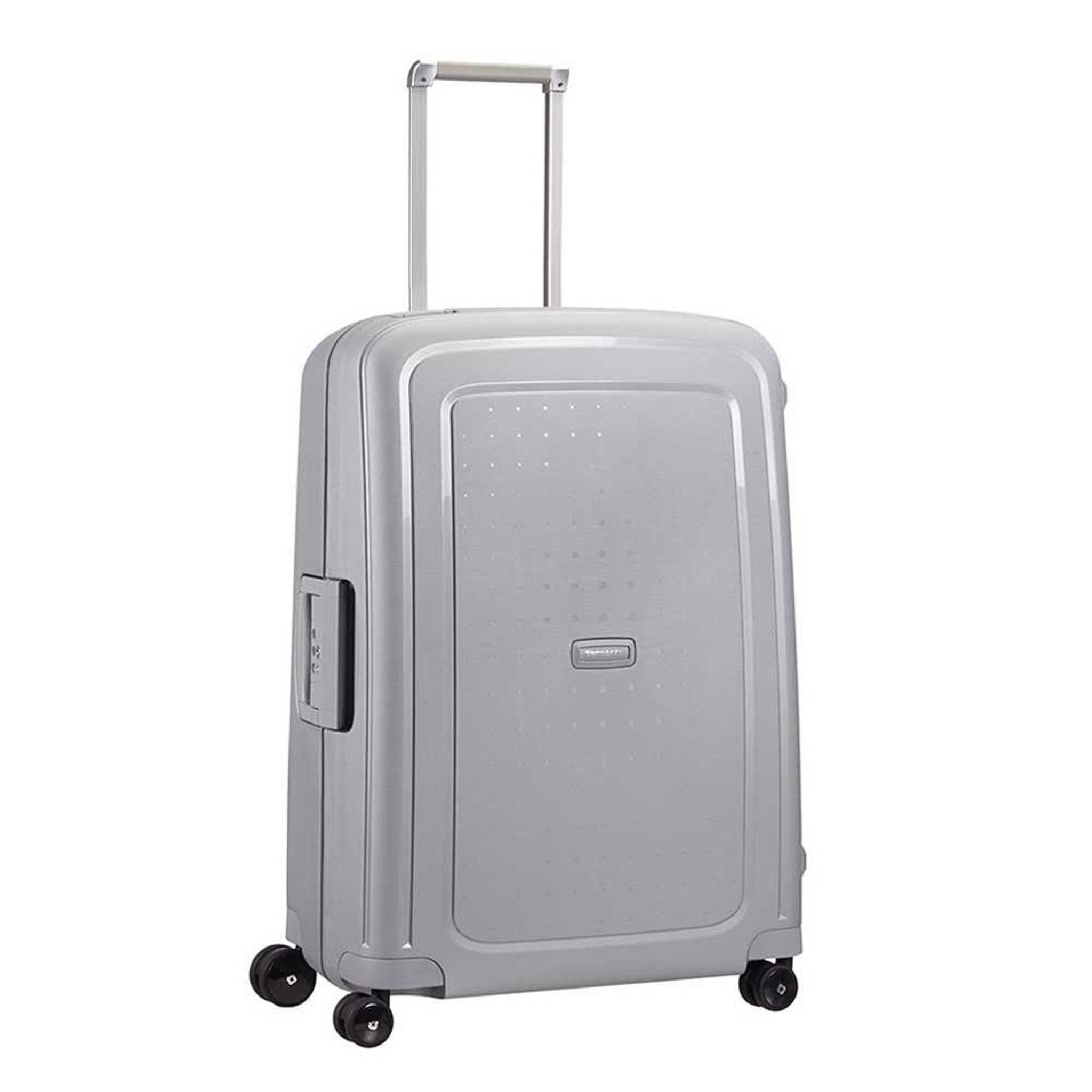 Samsonite trolley S'Cure 69 cm. zilverkleurig | wehkamp