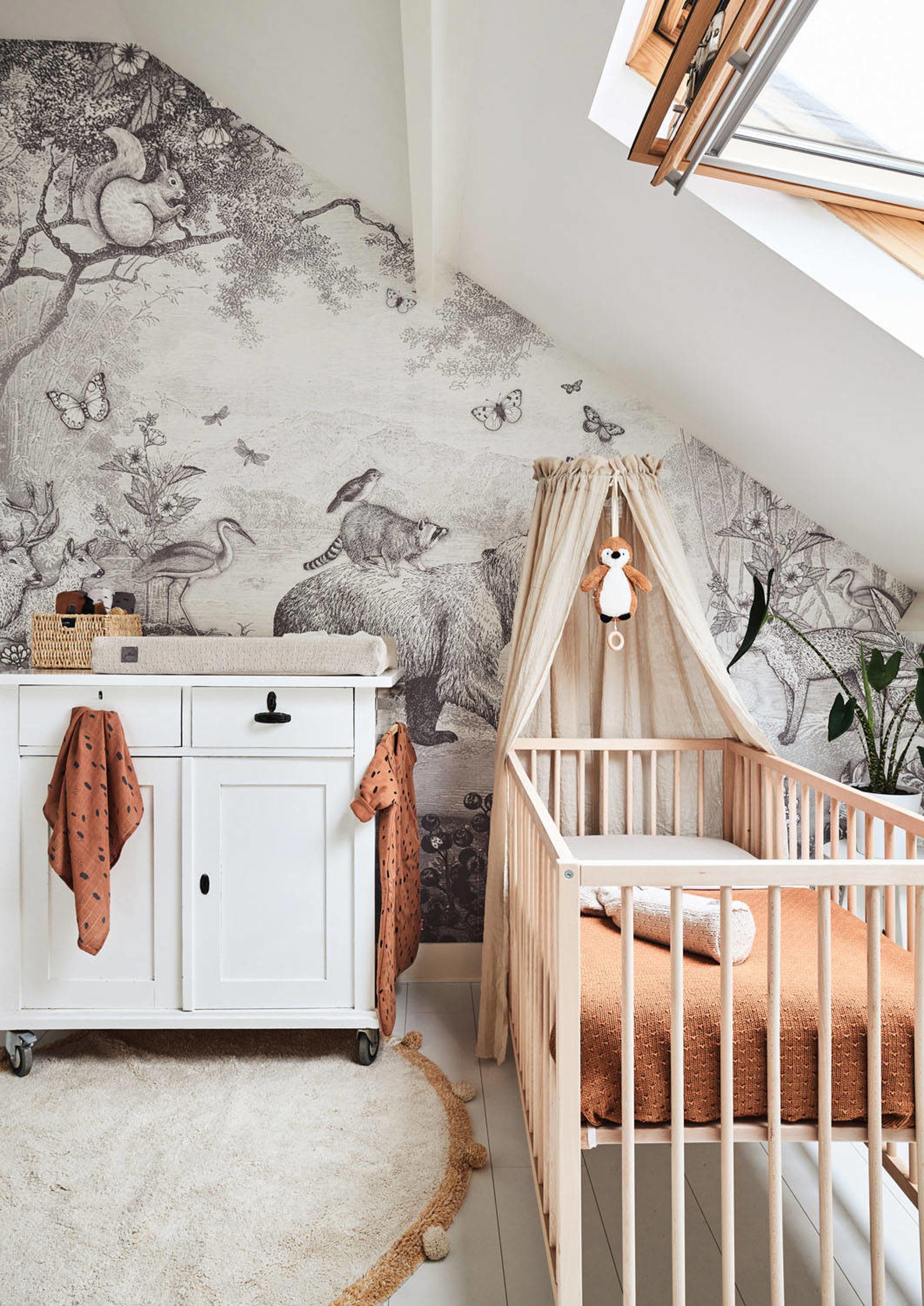 Jollein sluier vintage 155cm nougat | wehkamp