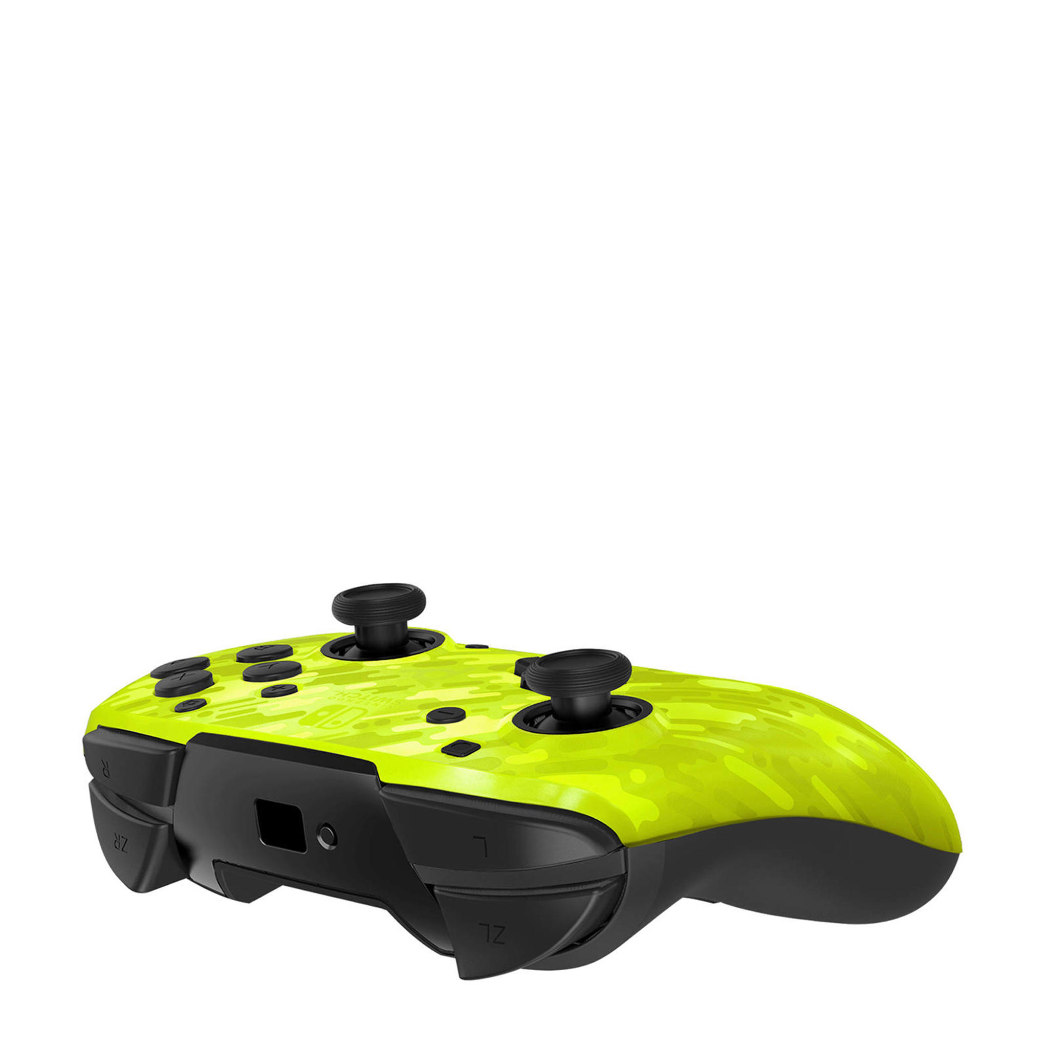 PDP Faceoff draadloze deluxe controller Neon Yellow Camo | wehkamp