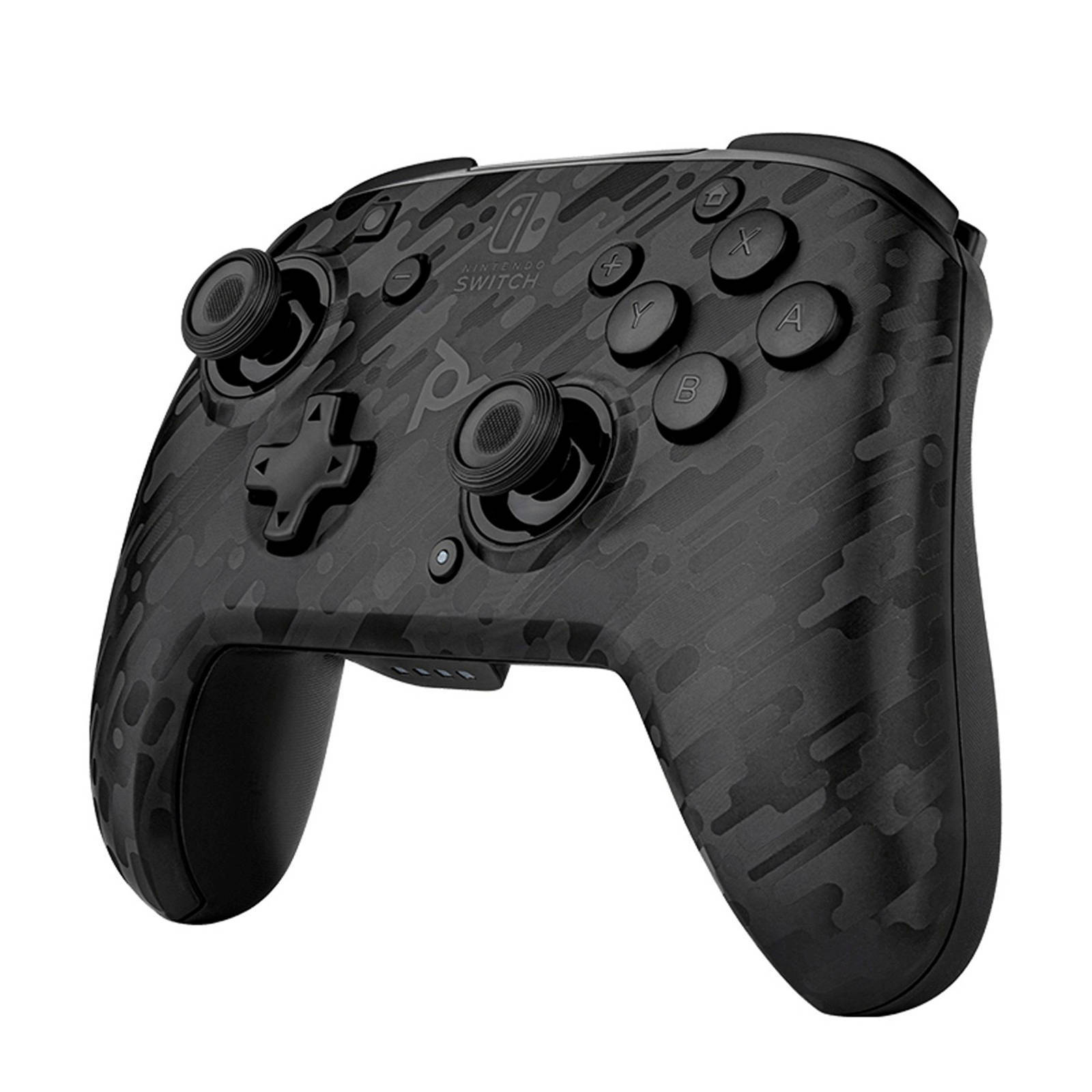 PDP Faceoff draadloze deluxe controller Neon Black Camo | wehkamp