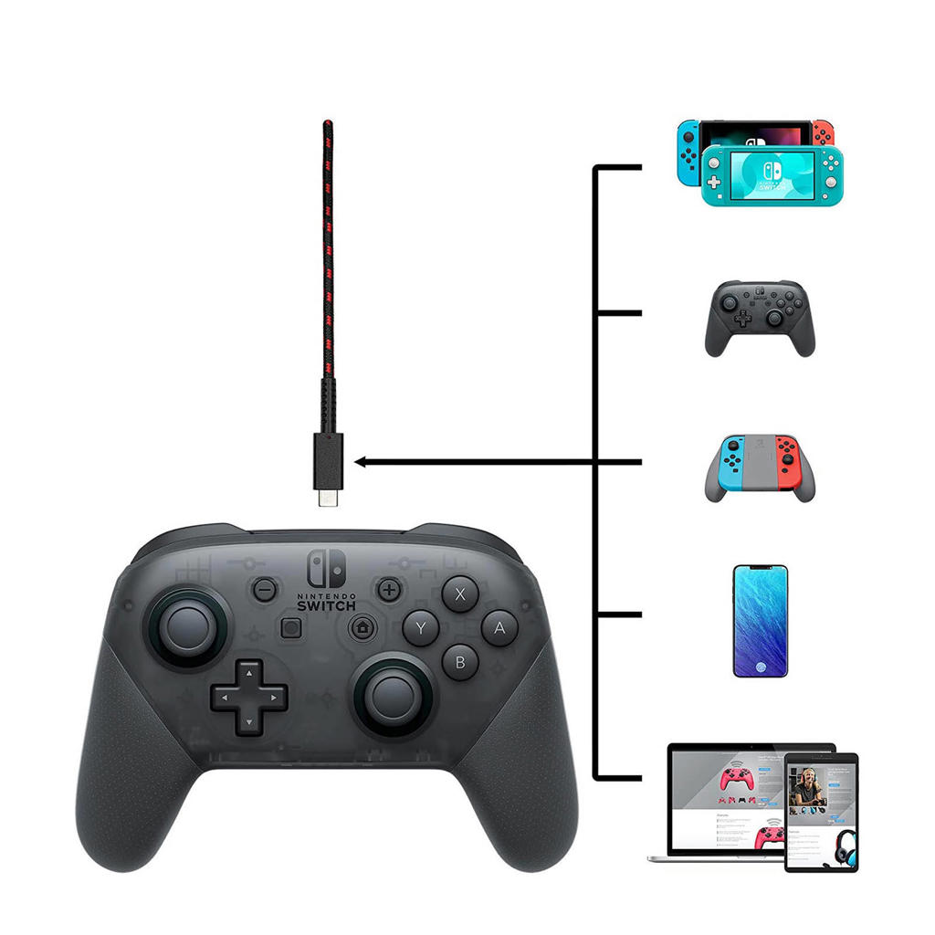 PDP Nintendo Switch oplaadkabel USB C | wehkamp