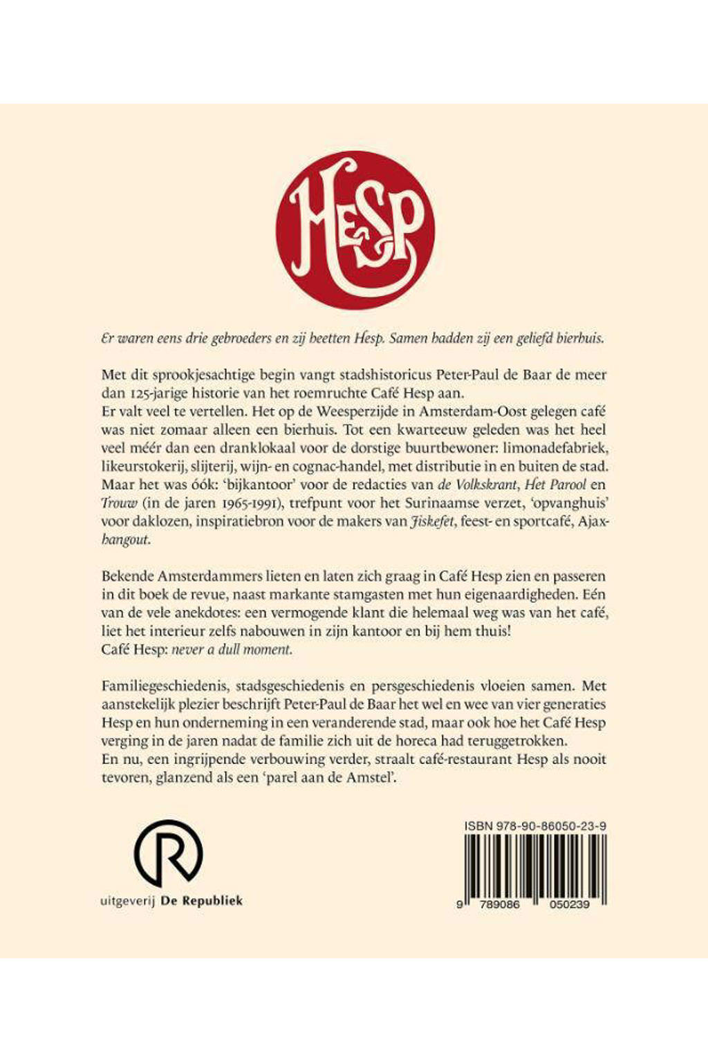 Peter-Paul de Baar Café Hesp kopen? | Morgen in huis | wehkamp