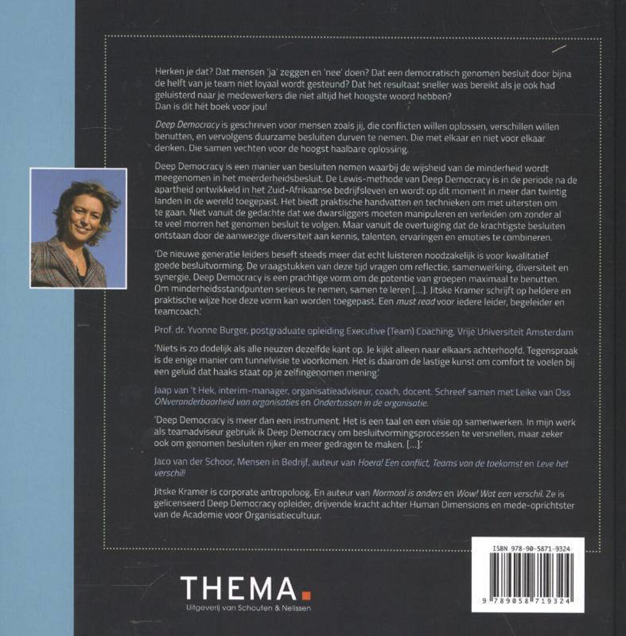 Jitske Kramer Deep democracy kopen? | Morgen in huis | wehkamp